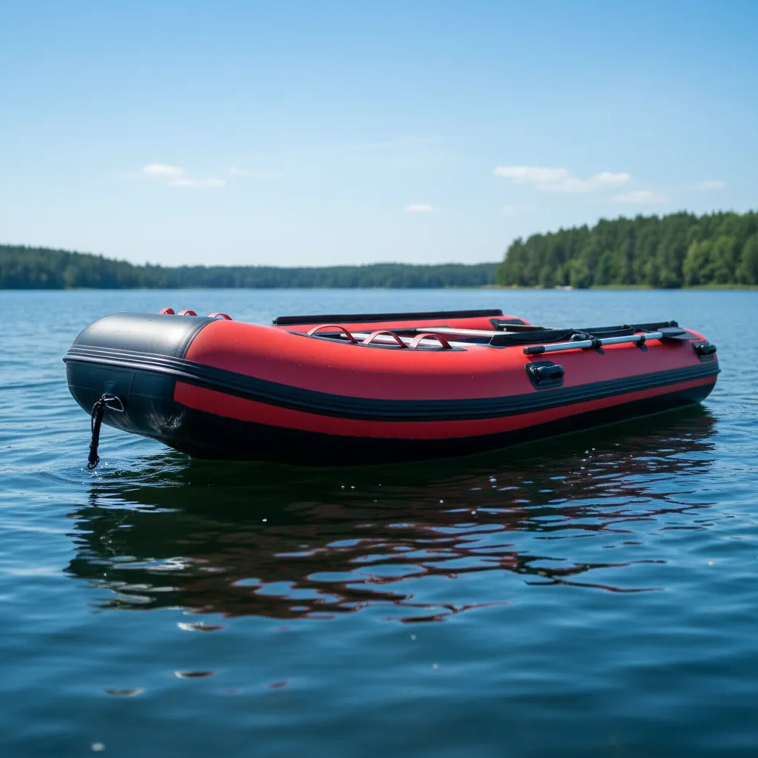 Bote Gomón Inflable Para 4 Personas - BOTE GOMON INFLABLE 380BOAT — Dimm