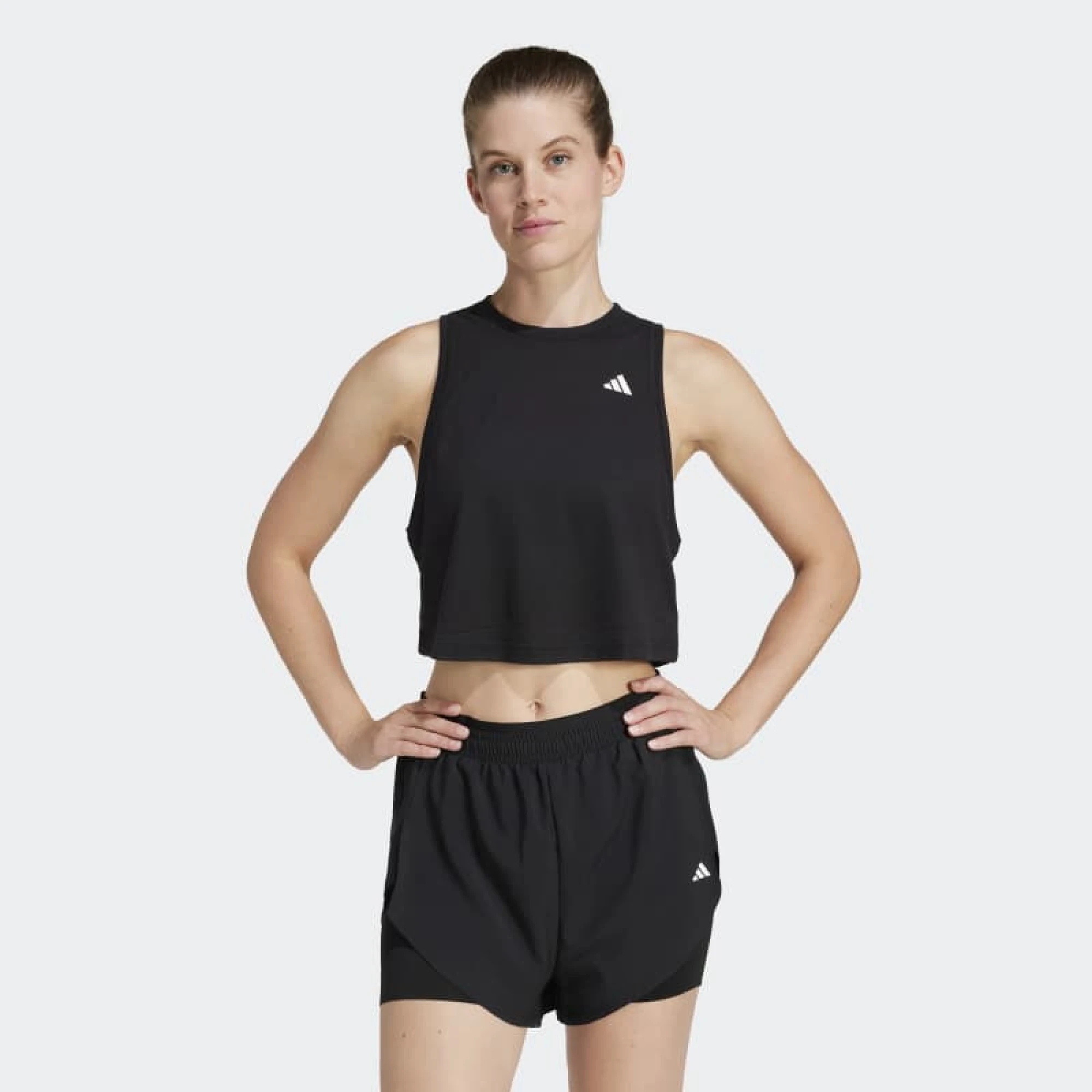 Musculosa Adidas Train Essentials Boxy Workout - Negro — Fitpoint