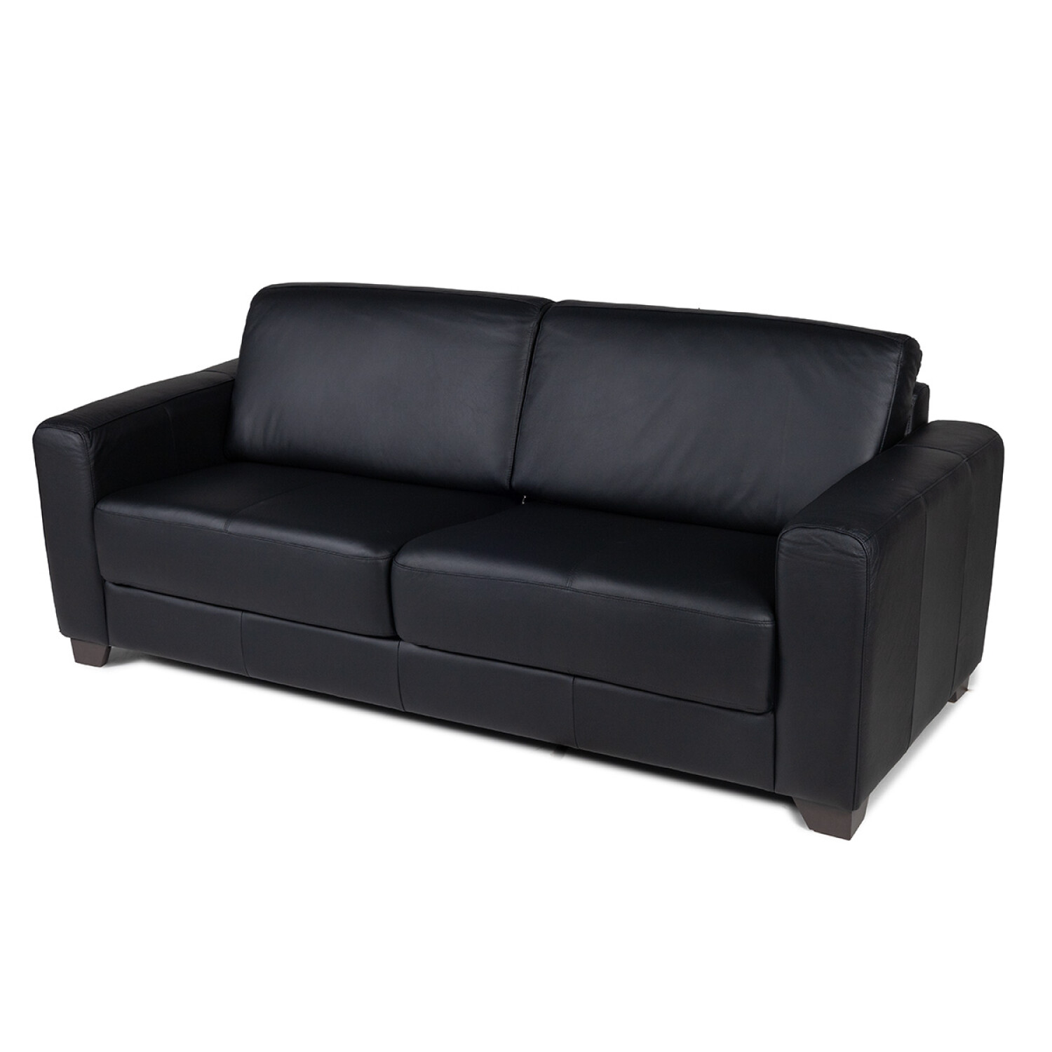 Sofá Napoli - Cuero Básico - 3 cuerpos - Negro - (Preventa) — NYR Uruguay