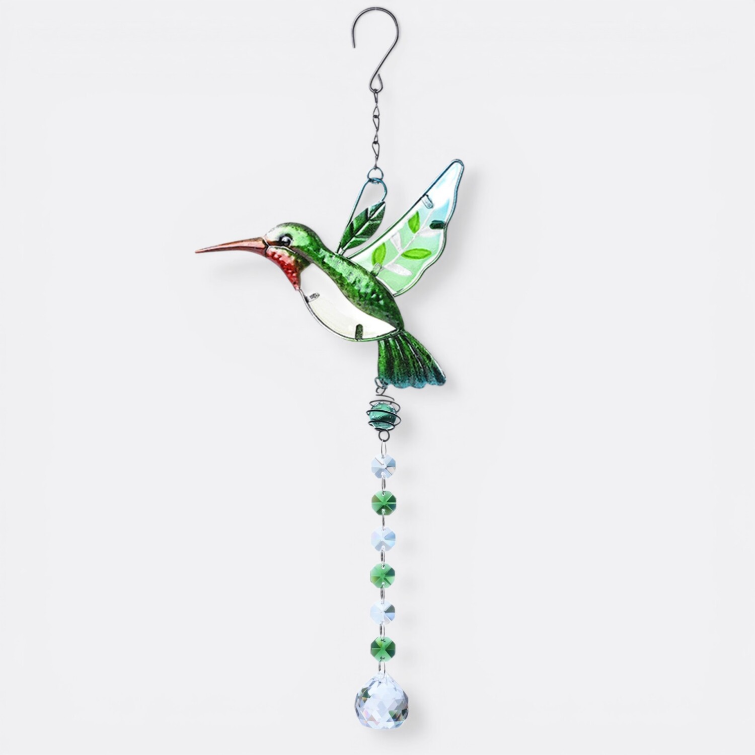 Atrapasol Figuras Animales Vitral - Colibrí Verde — Que Regalo