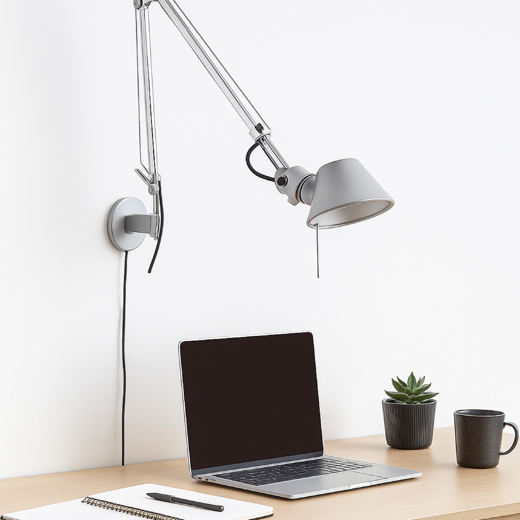 Artefacto Decorativo De Pared Charlotte Gris — Serlux