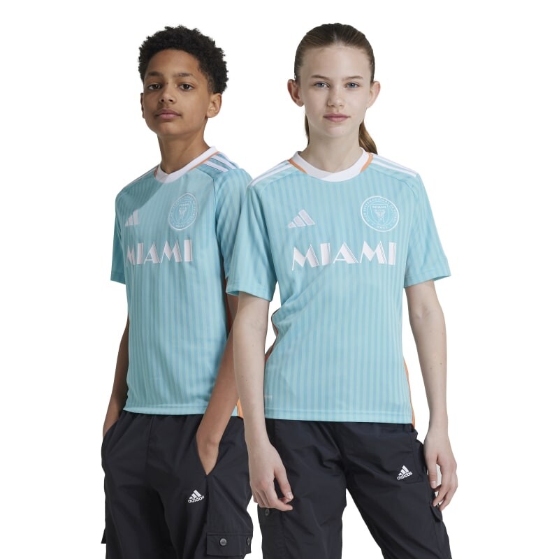 Remera Adidas Inter Miami Messi de Niños - JE6077 - Celeste — Macri Life