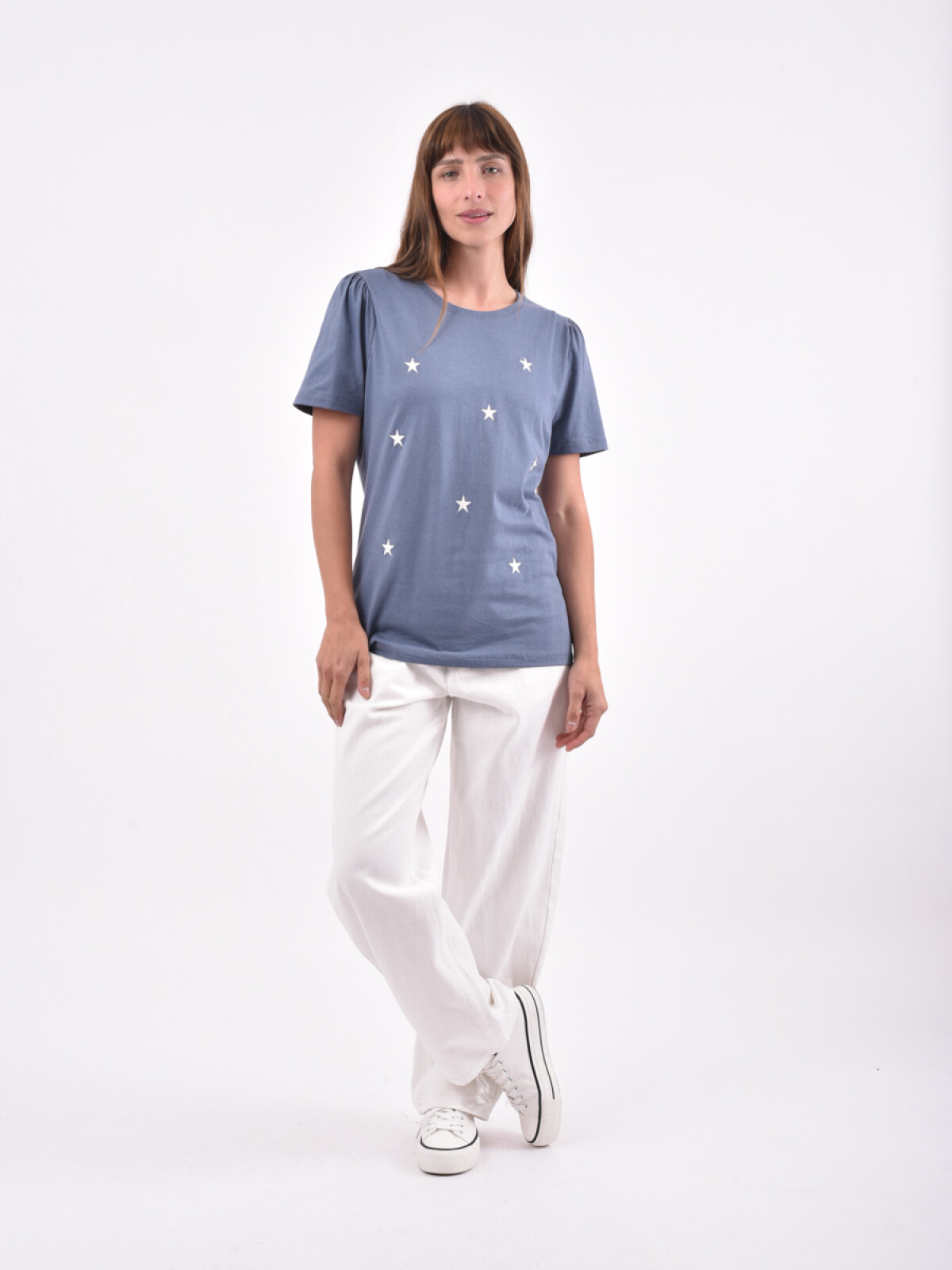 REMERA MIMI - AZUL PIEDRA — Guapa - Paprika