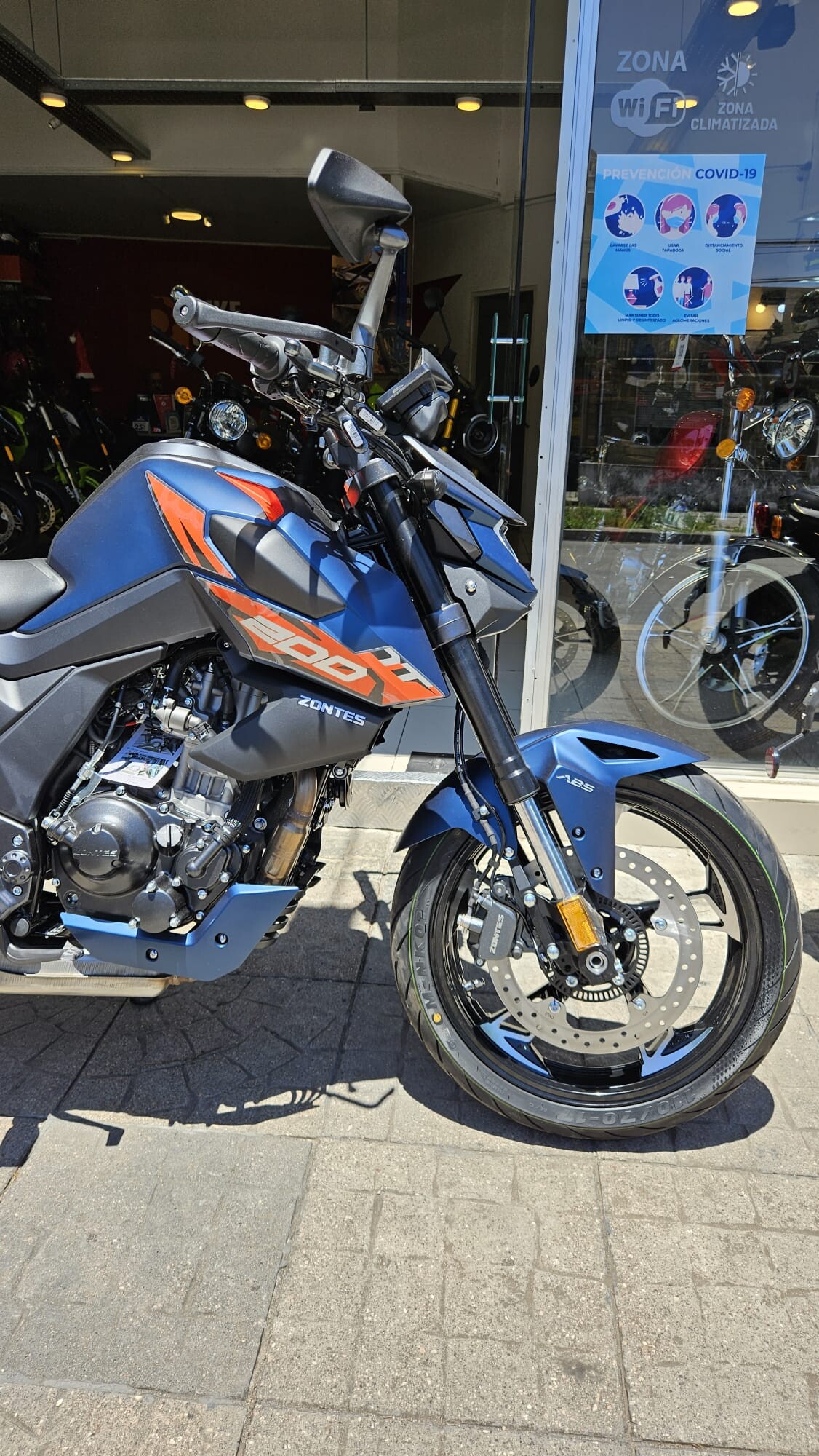 Zontes ZT200 U - Azul - Reserva — Bike Up