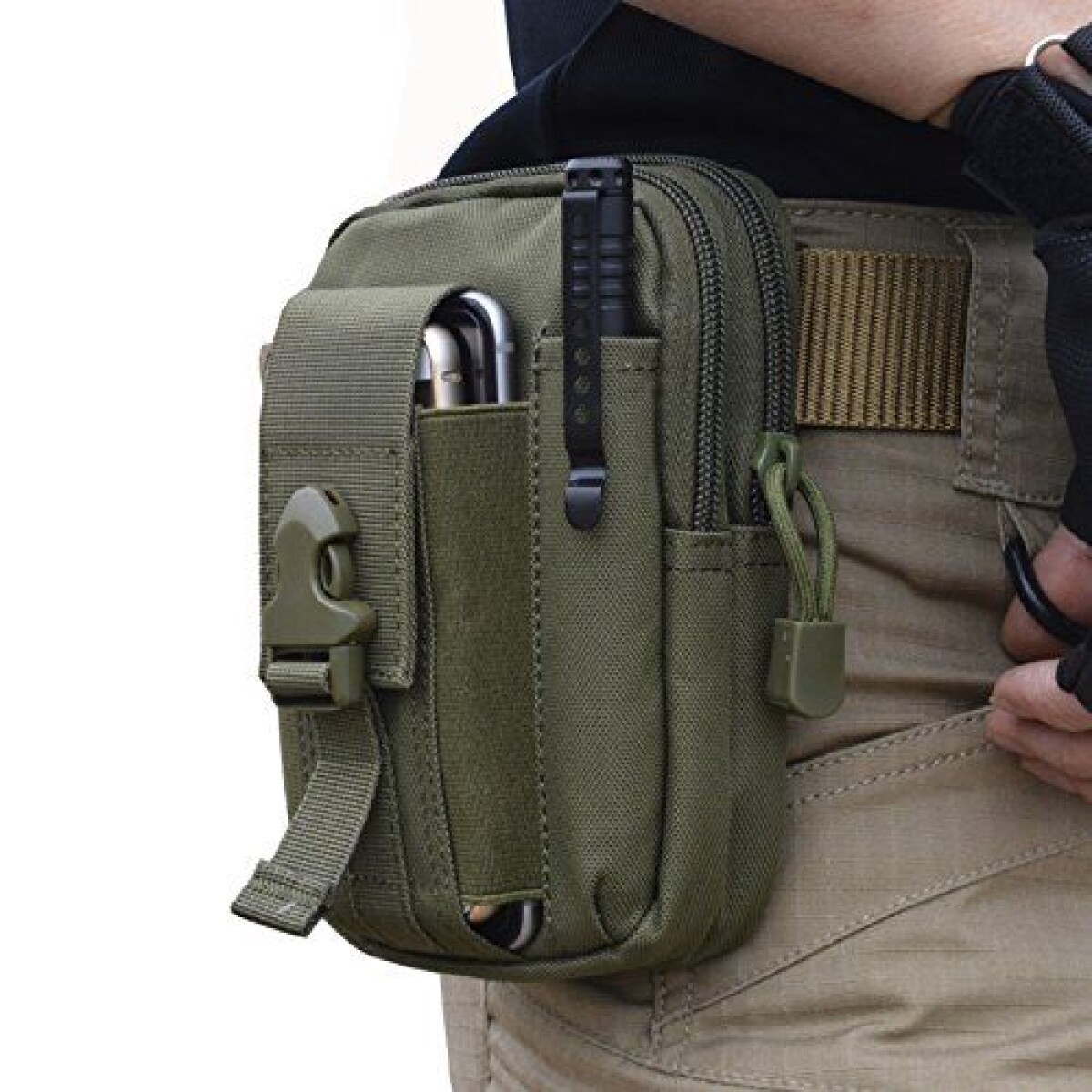 Pouch táctico sistema molles - Verde — Aventureros