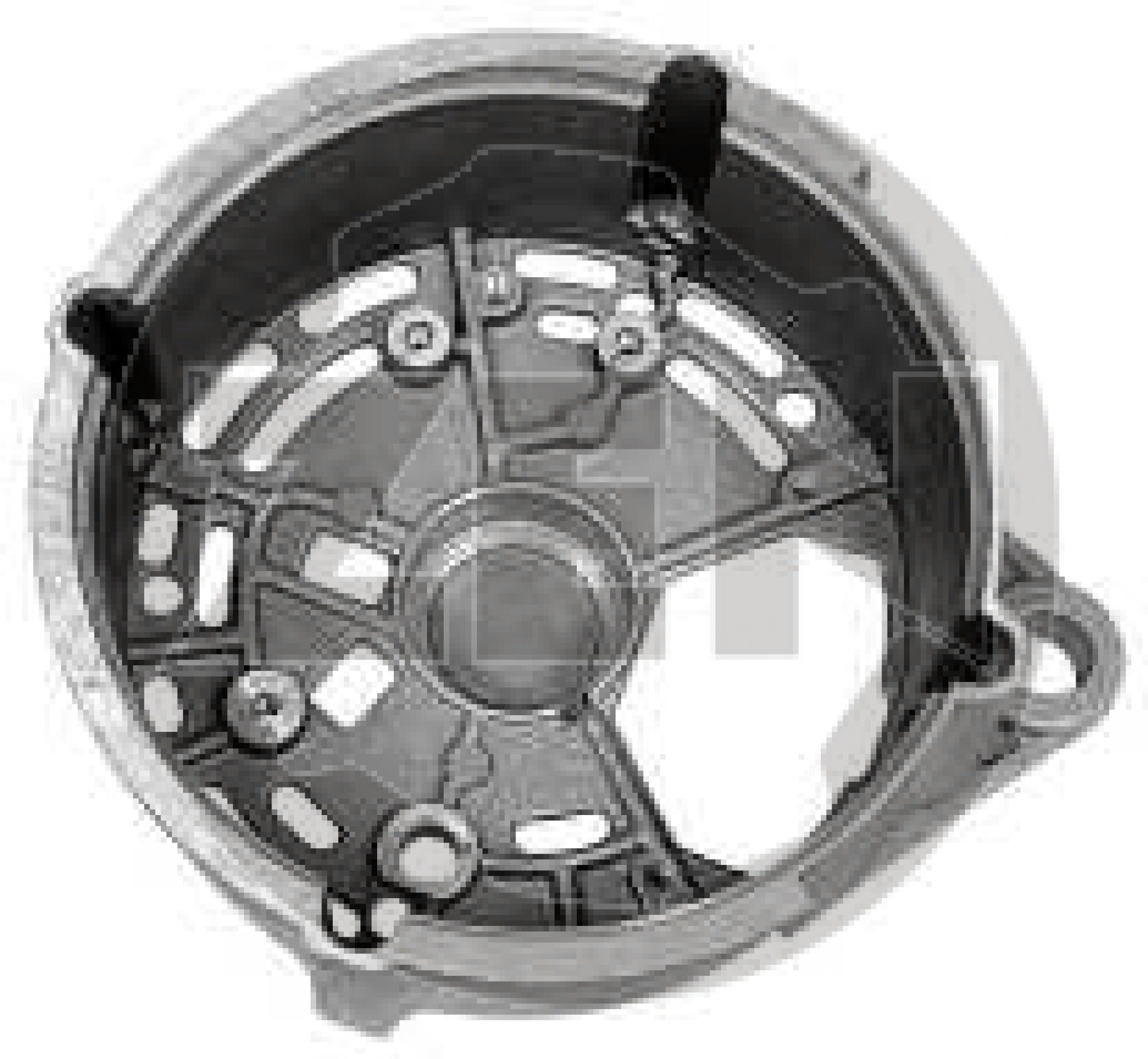 TAPA ALTERNADOR - TAPA ALTERNADOR TRAS.BOSCH S10 SAVEIRO ZEN — Cymaco