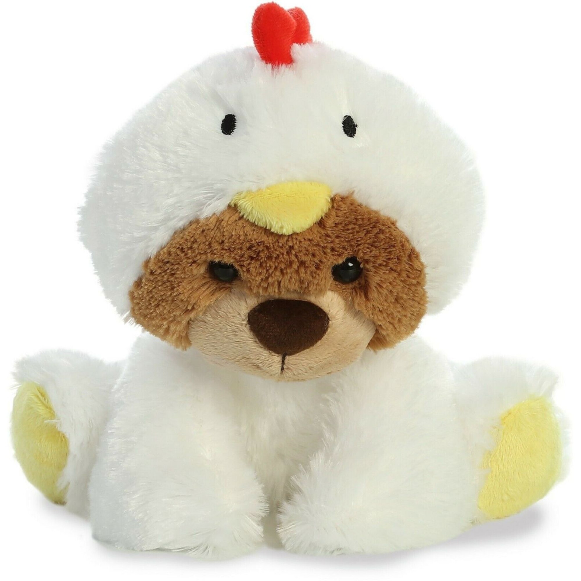 Peluche Aurora Oso Benny Disfrazado Gallina Suave Felpa — Atrix