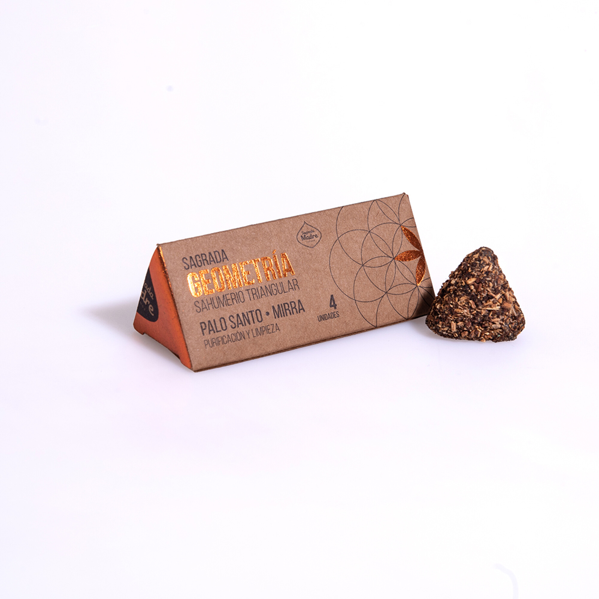 SAHUMERIO TRIANGULAR SAGRADA MADRE X4 - Palo Santo/mirra — La Casa de ...