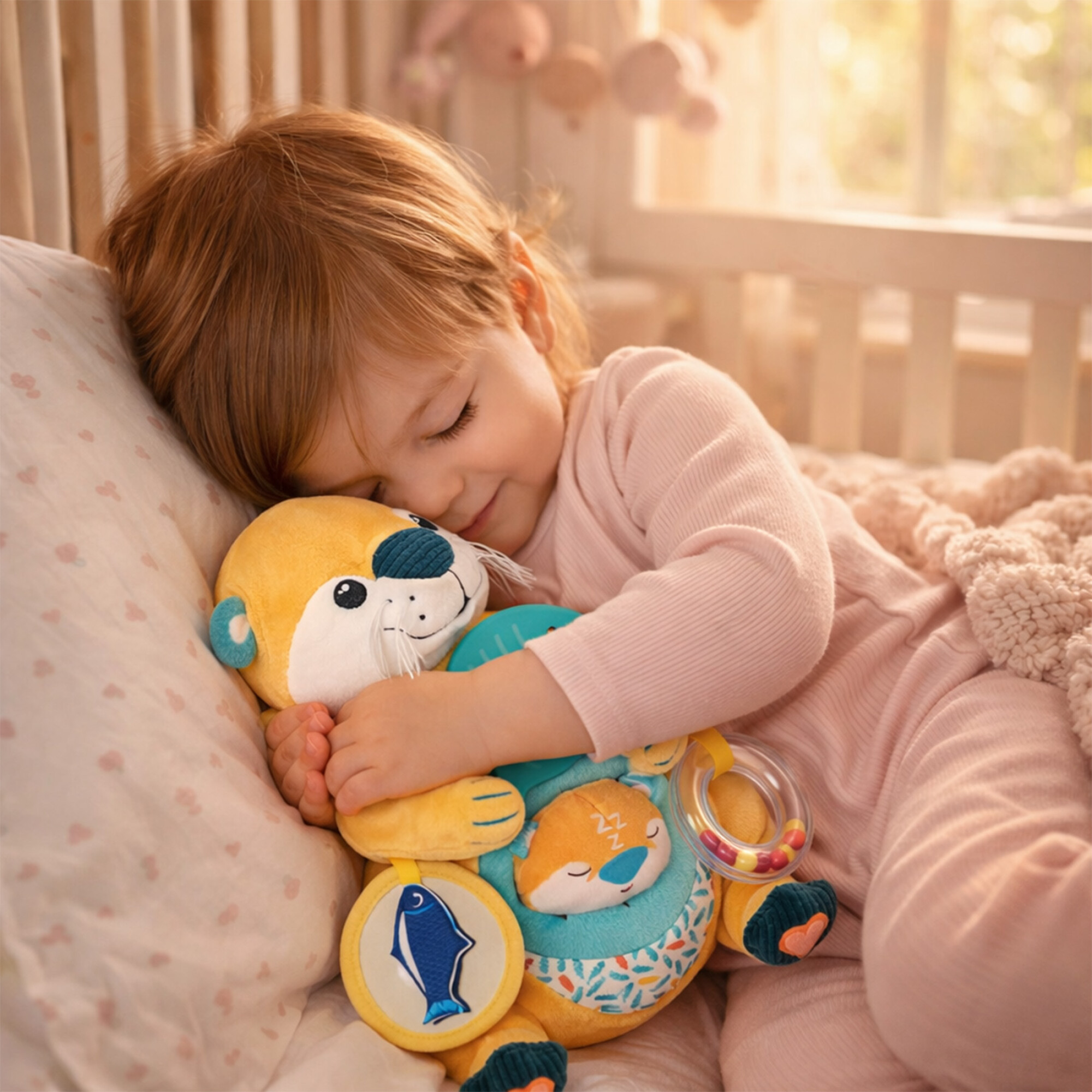 Juguete Sensorial Infantil Bebés Mamá Nutria 8 Actividades - Color ...