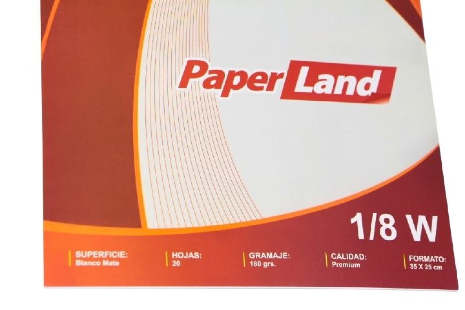 BLOCK PAPERLAND 1/8 W. X20 HOJAS 180G. — Alberto Gandulia