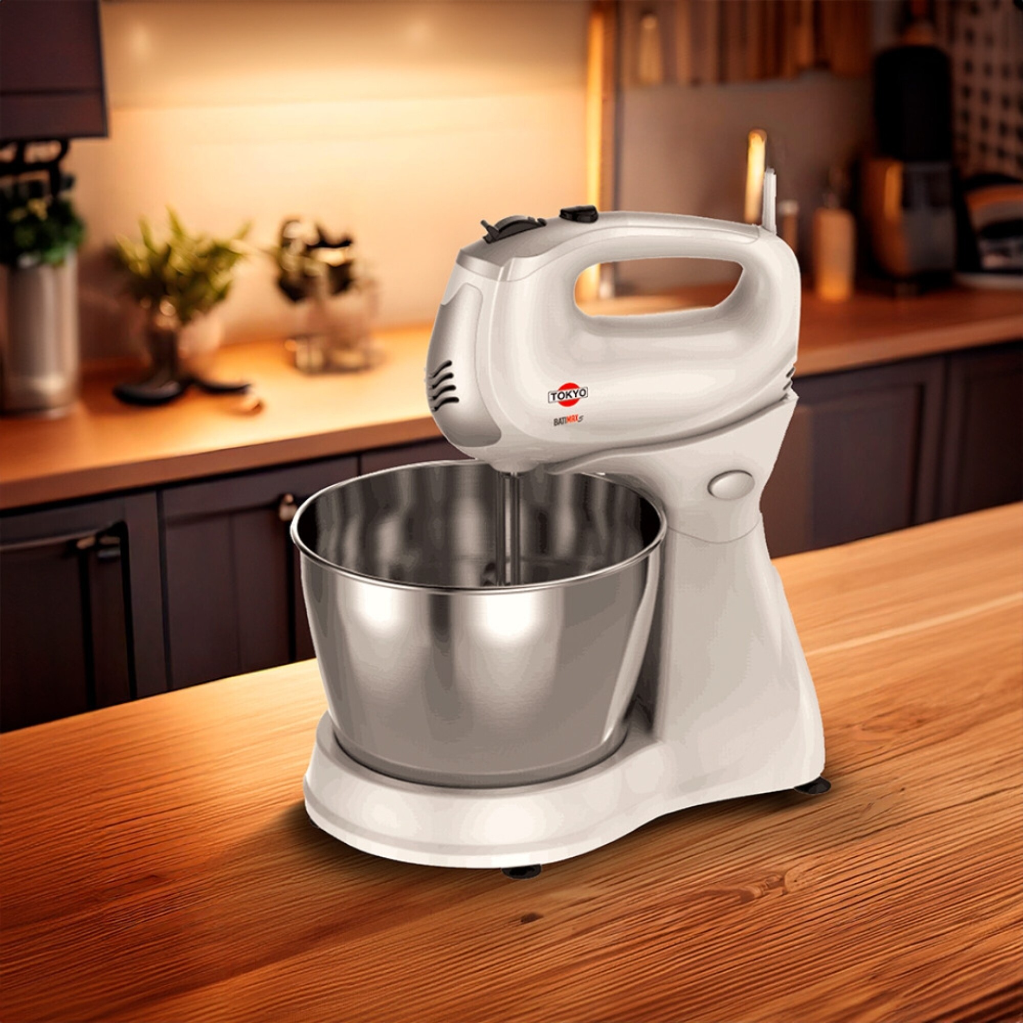 Batidora Tokyo Batimax Blanca 1 Bowl 3 Litros Inox — Bristol
