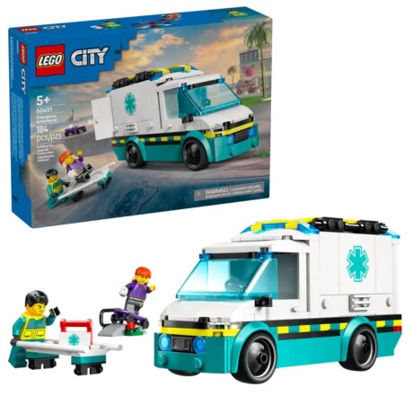 Lego City Ambulancia de Emergencias 184 Piezas 5+ - Lego Boys — Tienda ...