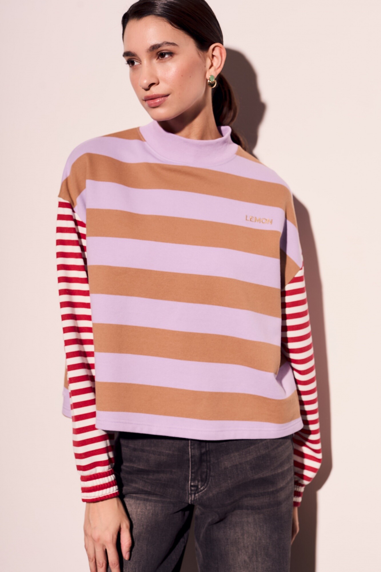 Sweater Rayado Combinado - Multi — Lemon