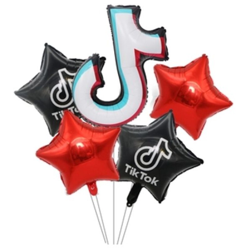 Set de Globo Nota Musical - Rojo — Casa Fessta