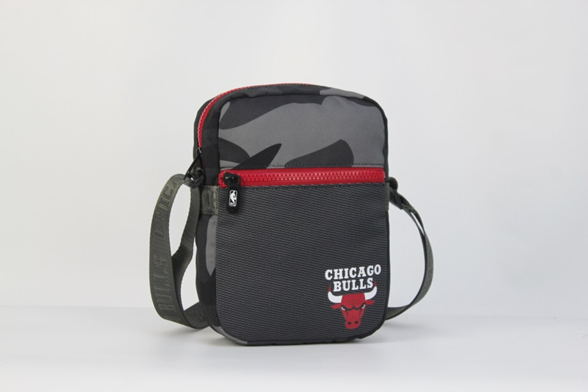 Morral clásico doble cierre Chicago Bulls - NBA - Negro — Canva Store