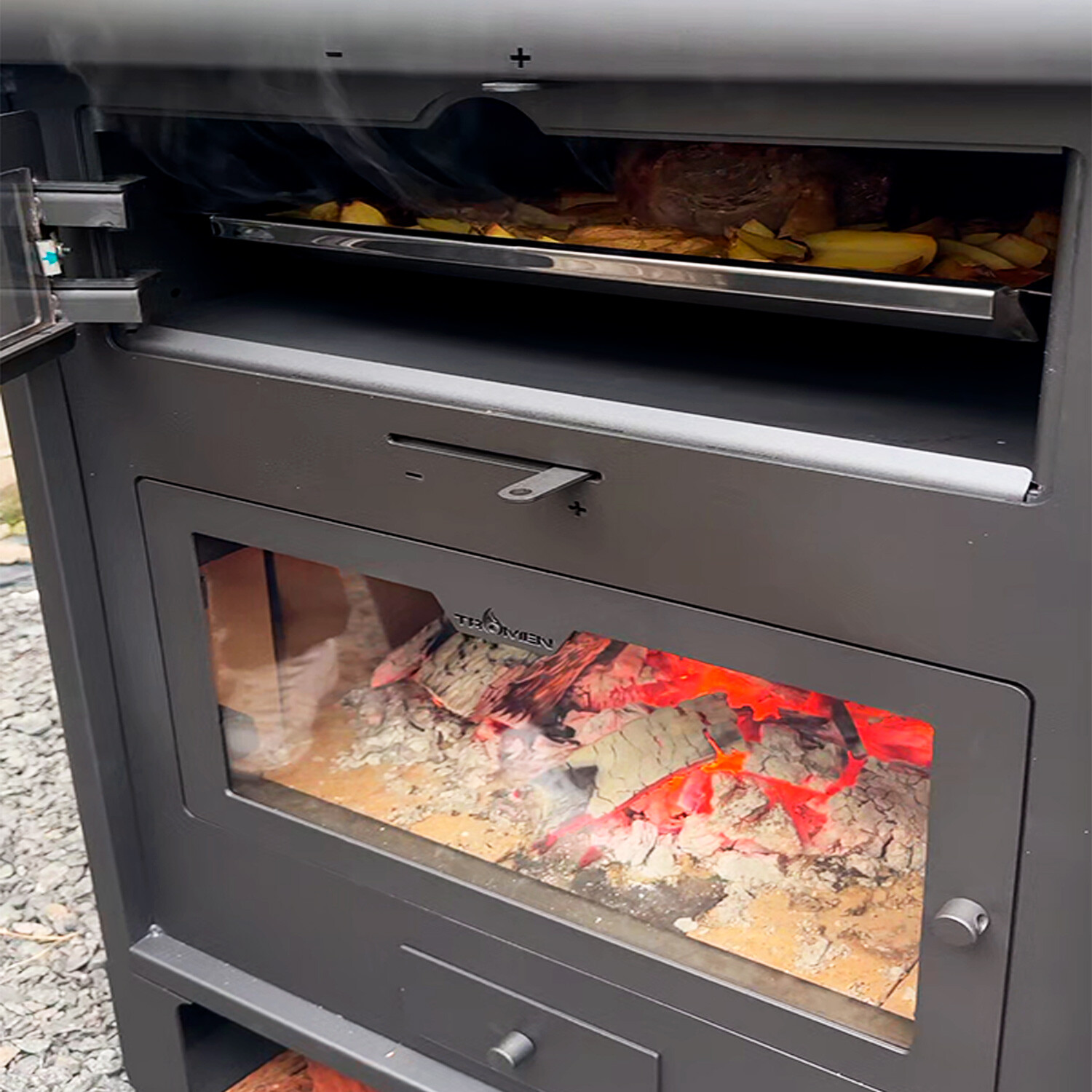 Calefactor Tromen Pehuen P22 Con Horno Integrado - CALEFACTOR TROMEN ...