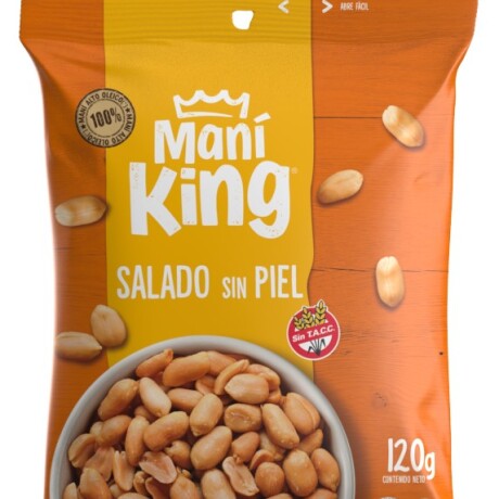 MANI PELADO FRITO C/SAL 120G KING — El Clon