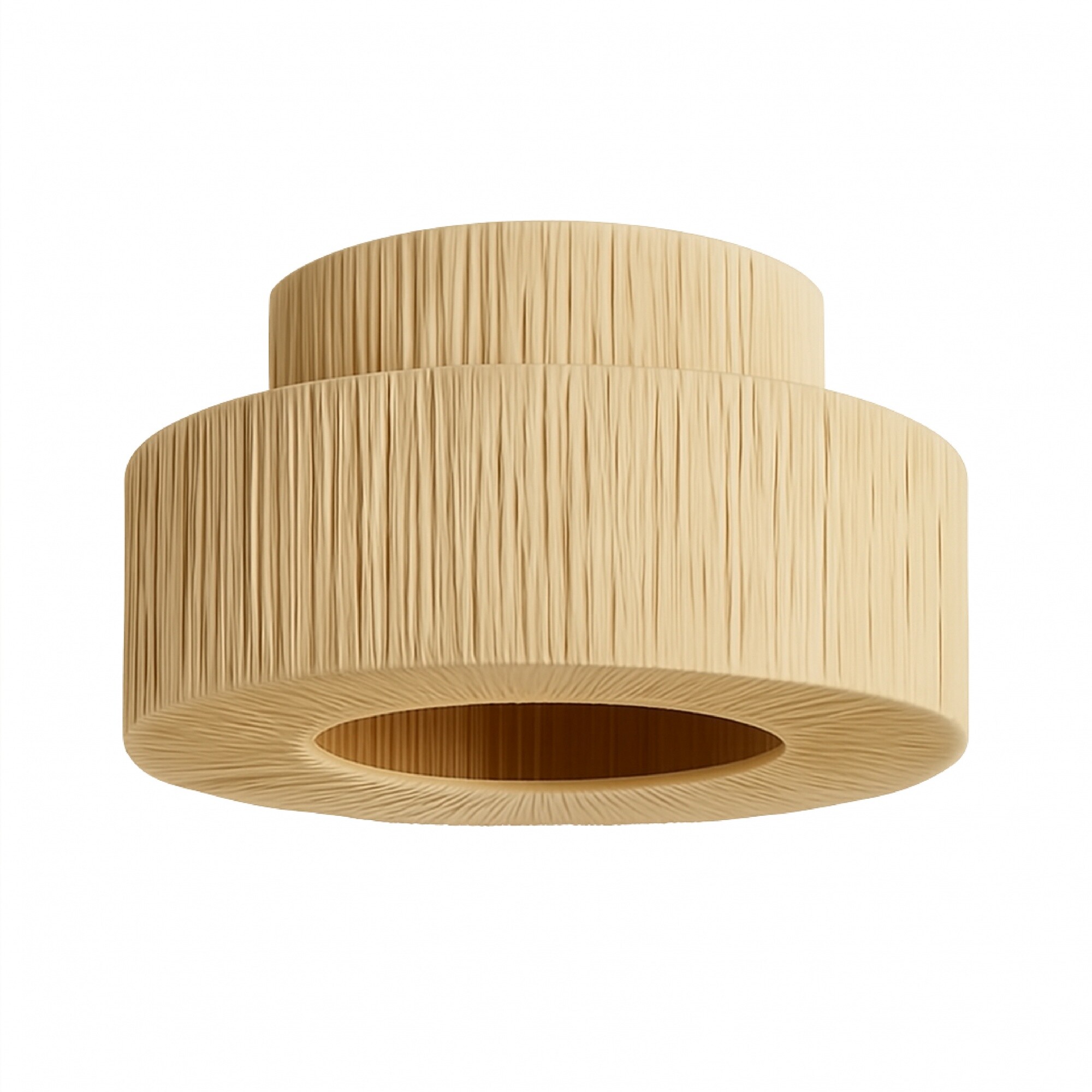 Artefacto Decorativo De Techo Bukano Wood — Serlux