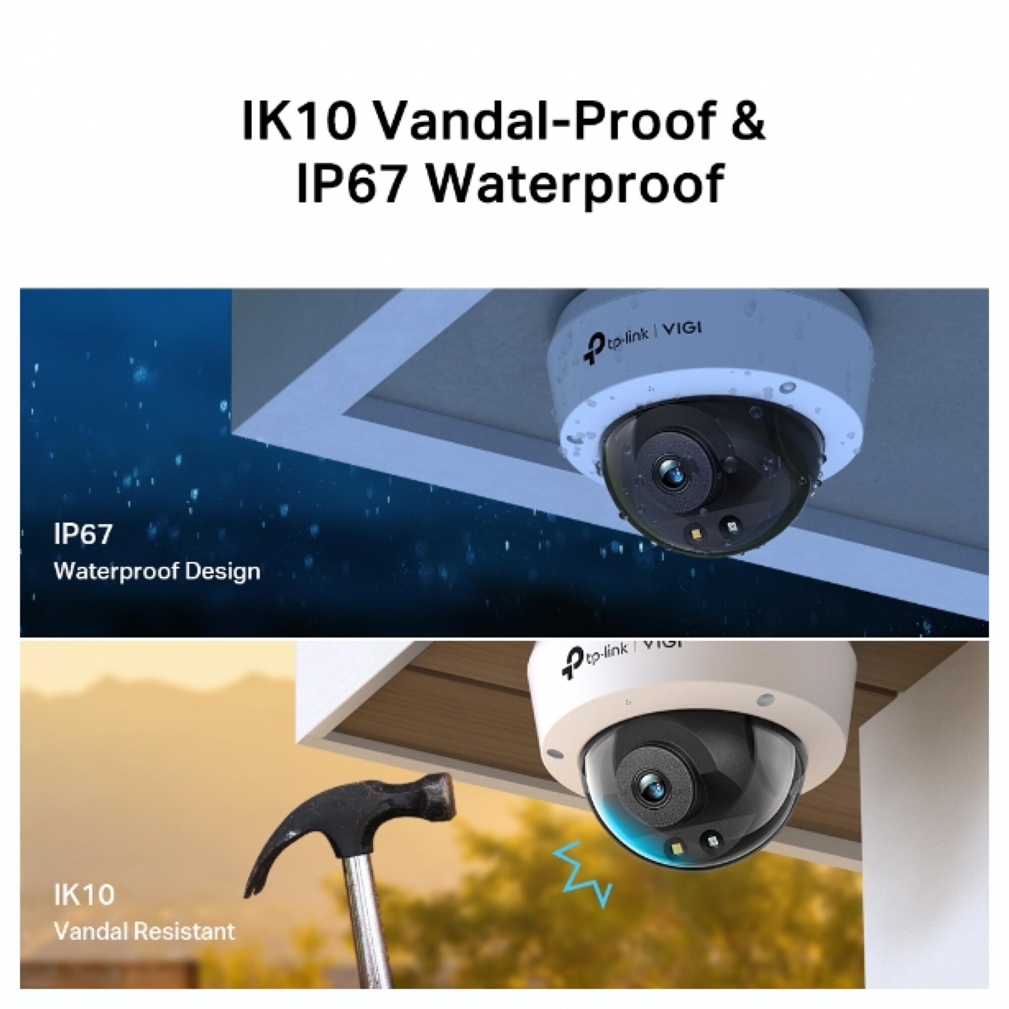 Cámara De Vigilancia Tipo Domo TP-LINK C230 3MP IP67 Visión Nocturna A ...