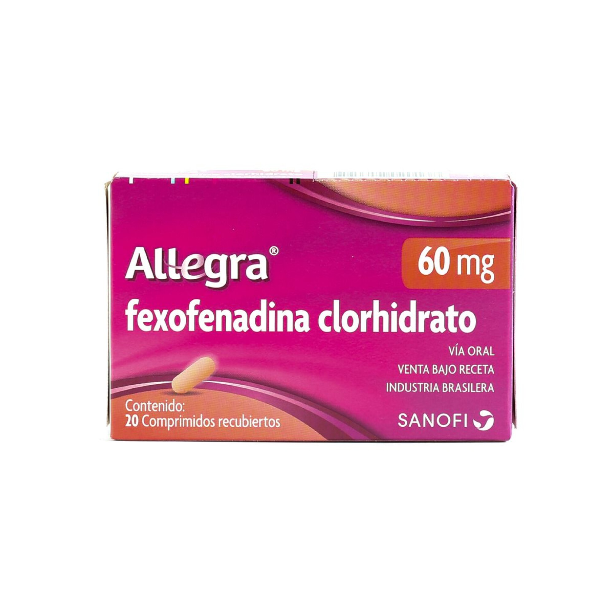 ALLEGRA 60 MG. CJ X 20 CÁPS. — Farmacenter