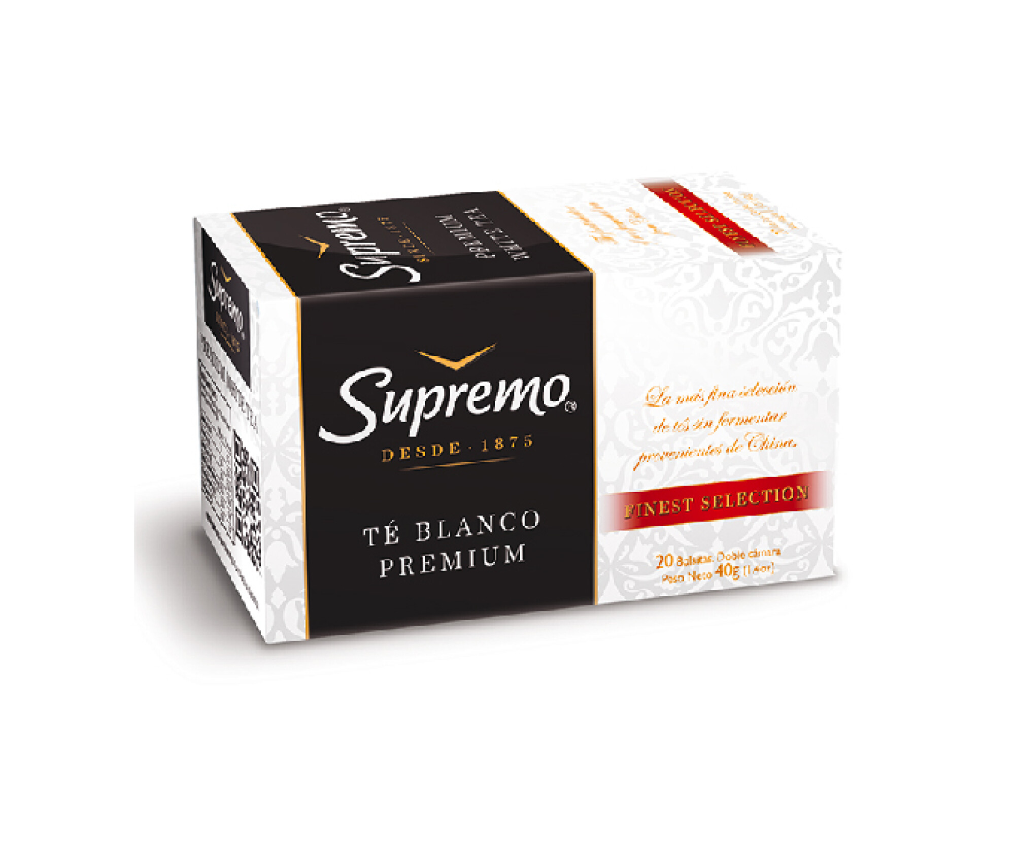 TE SUPREMO BLANCO PREMIUM x 20 sob — El palacio del café