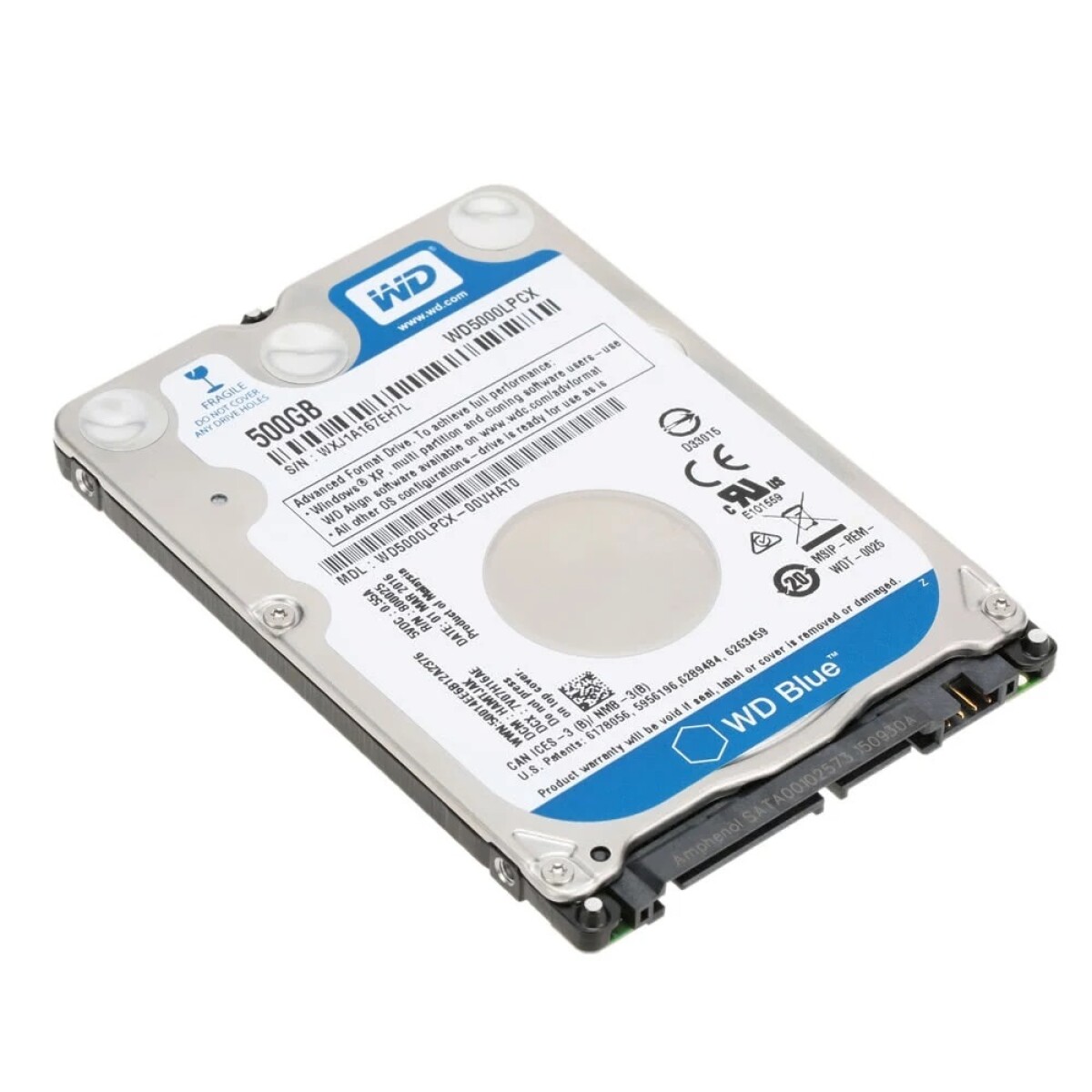 Disco duro Hdd 2.5" 500gb 5400 Rpm Slim — Compupel