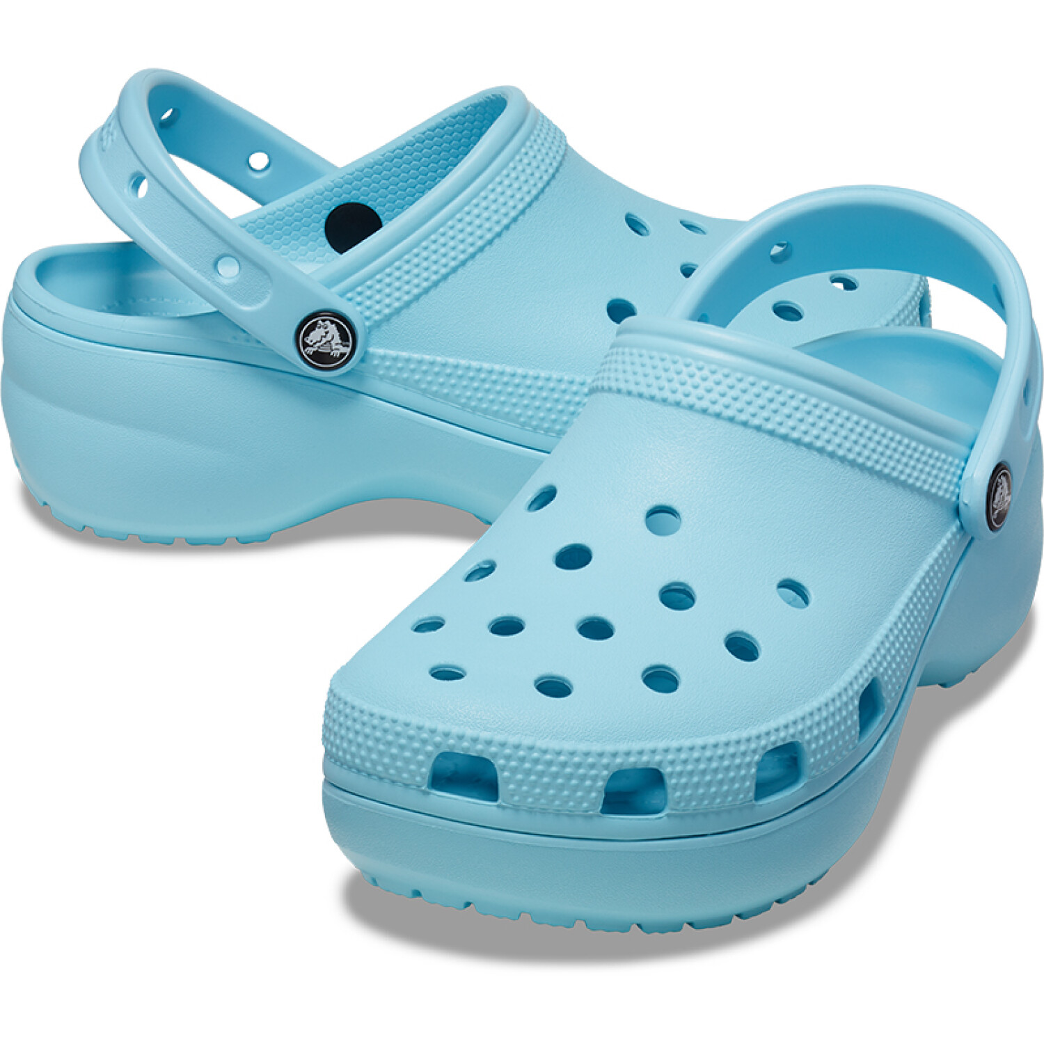 Crocs Classic Platform - Azul — Crocs