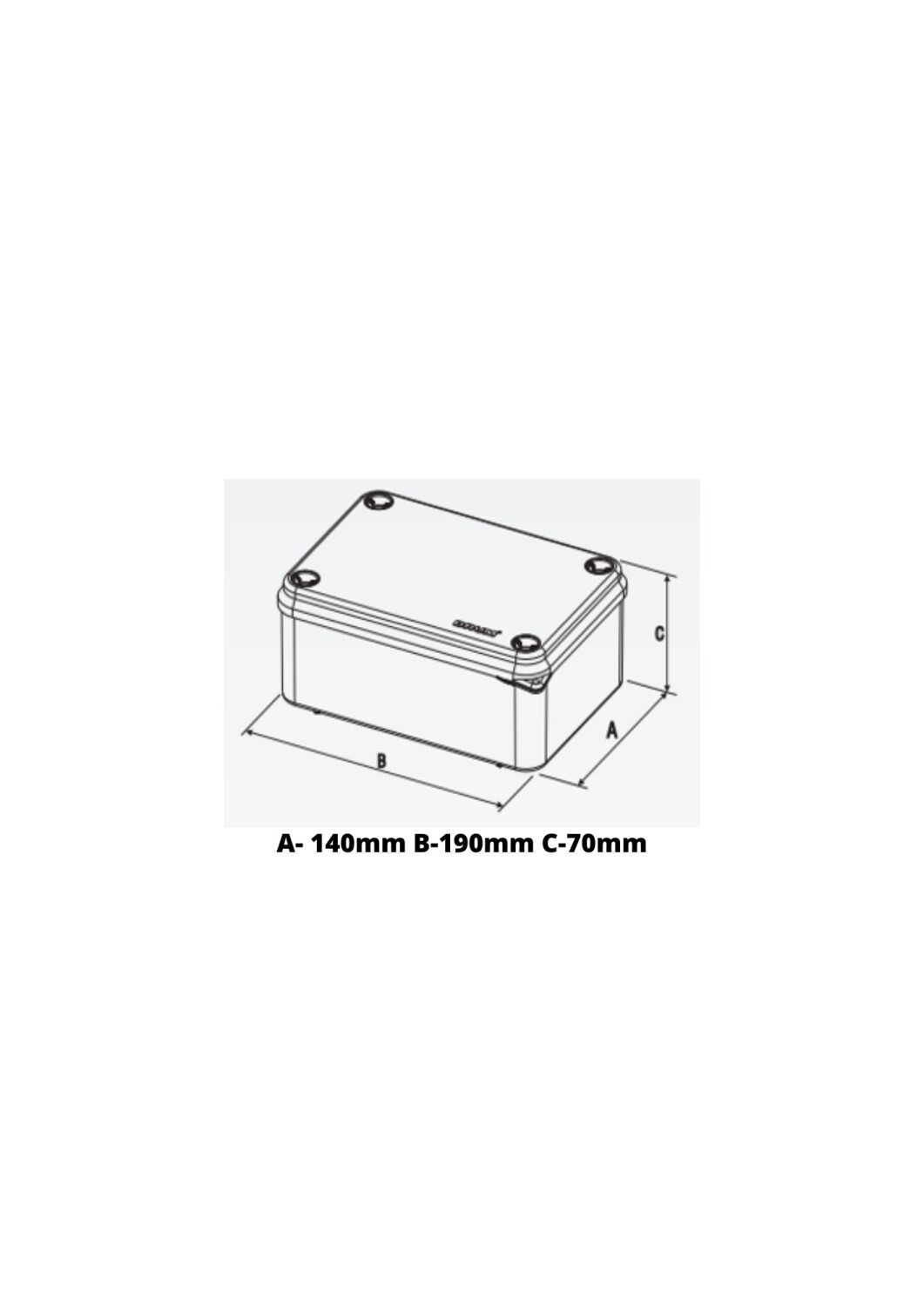 CAJA DE PASO 140X190X470MM BRBO4 BRUM — Luminotecnia