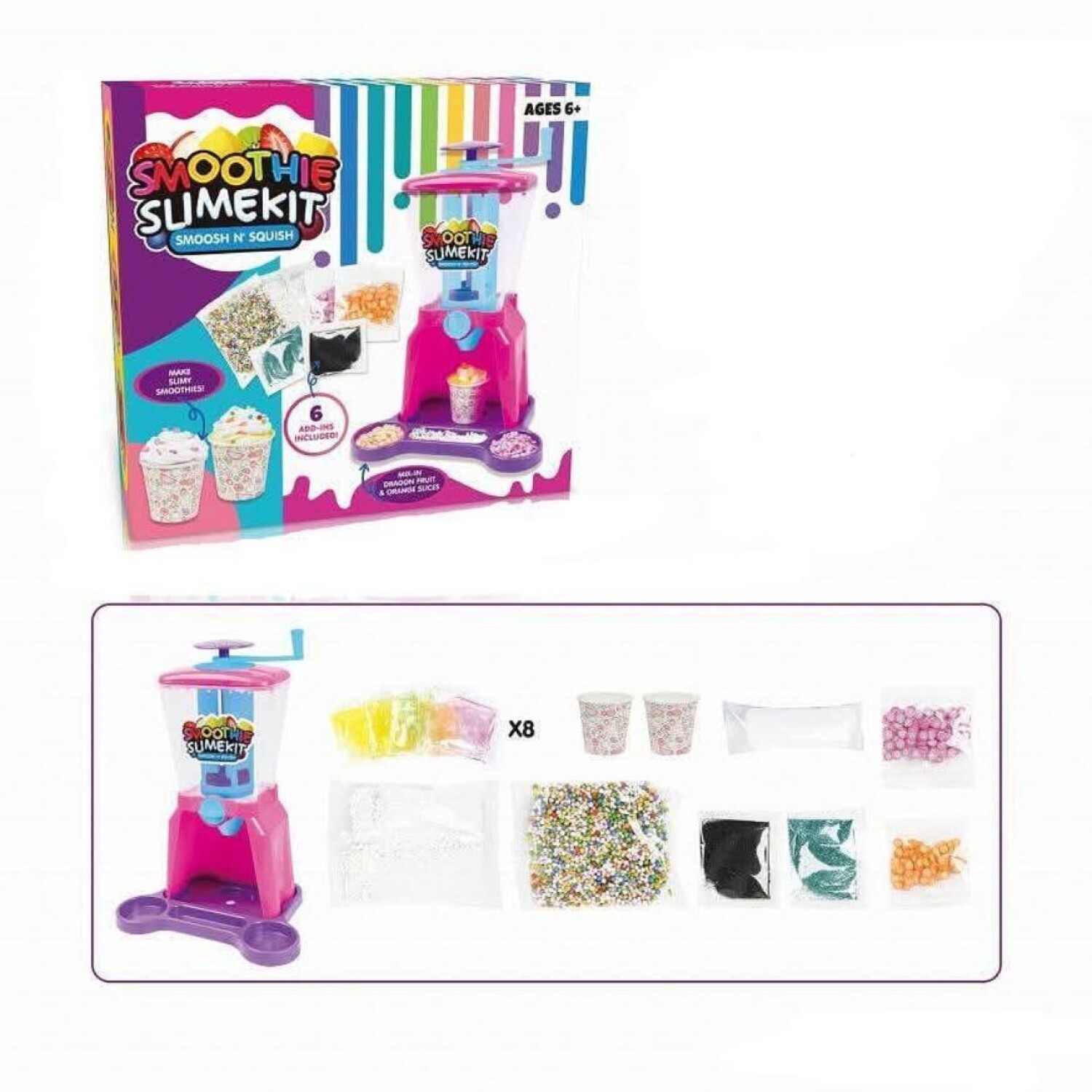Kit Smoothies de slime - Kit Smoothies De Slime — Kokino