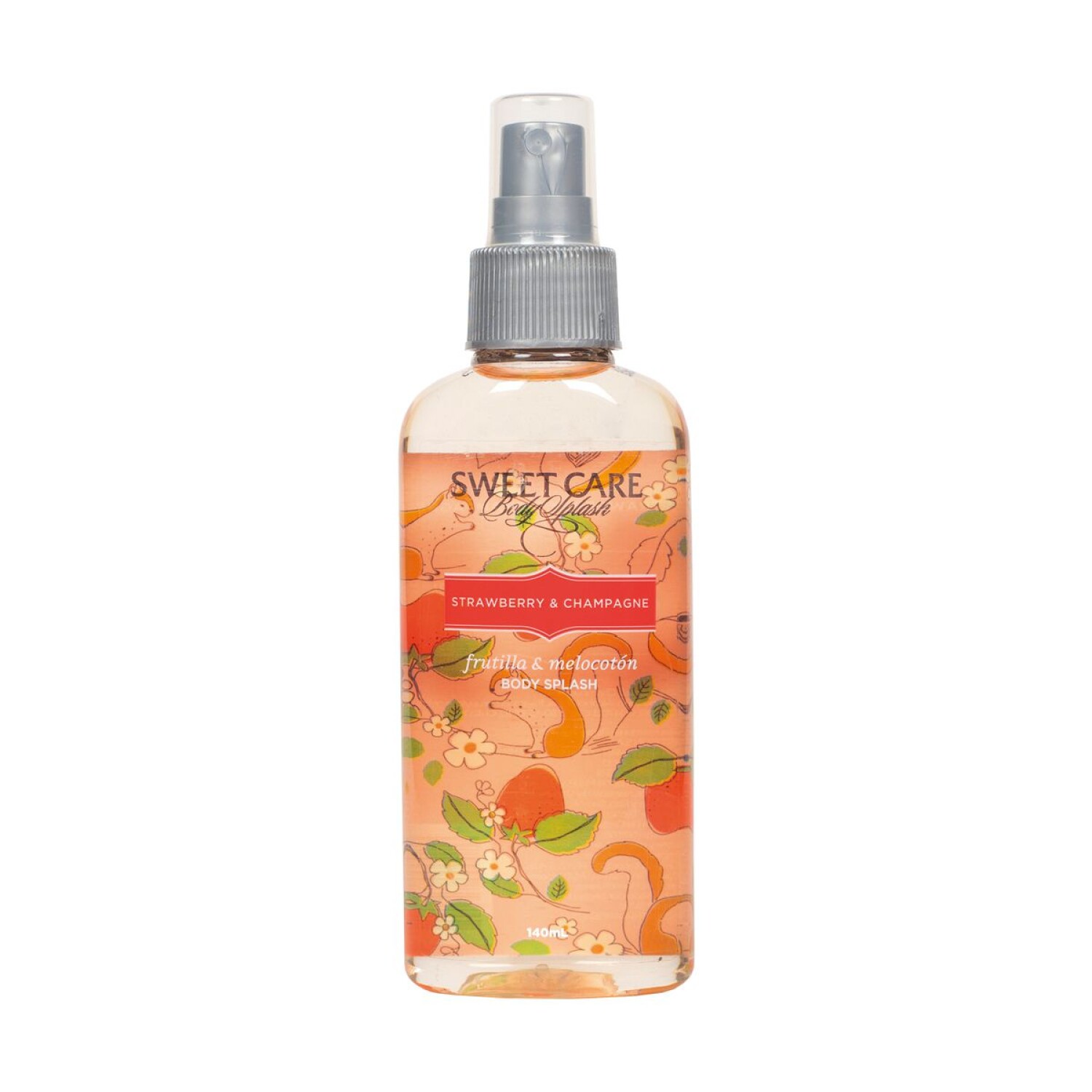 SWEET CARE BODY SPLASH STRAWB/CHAMP140ML — Farmacenter