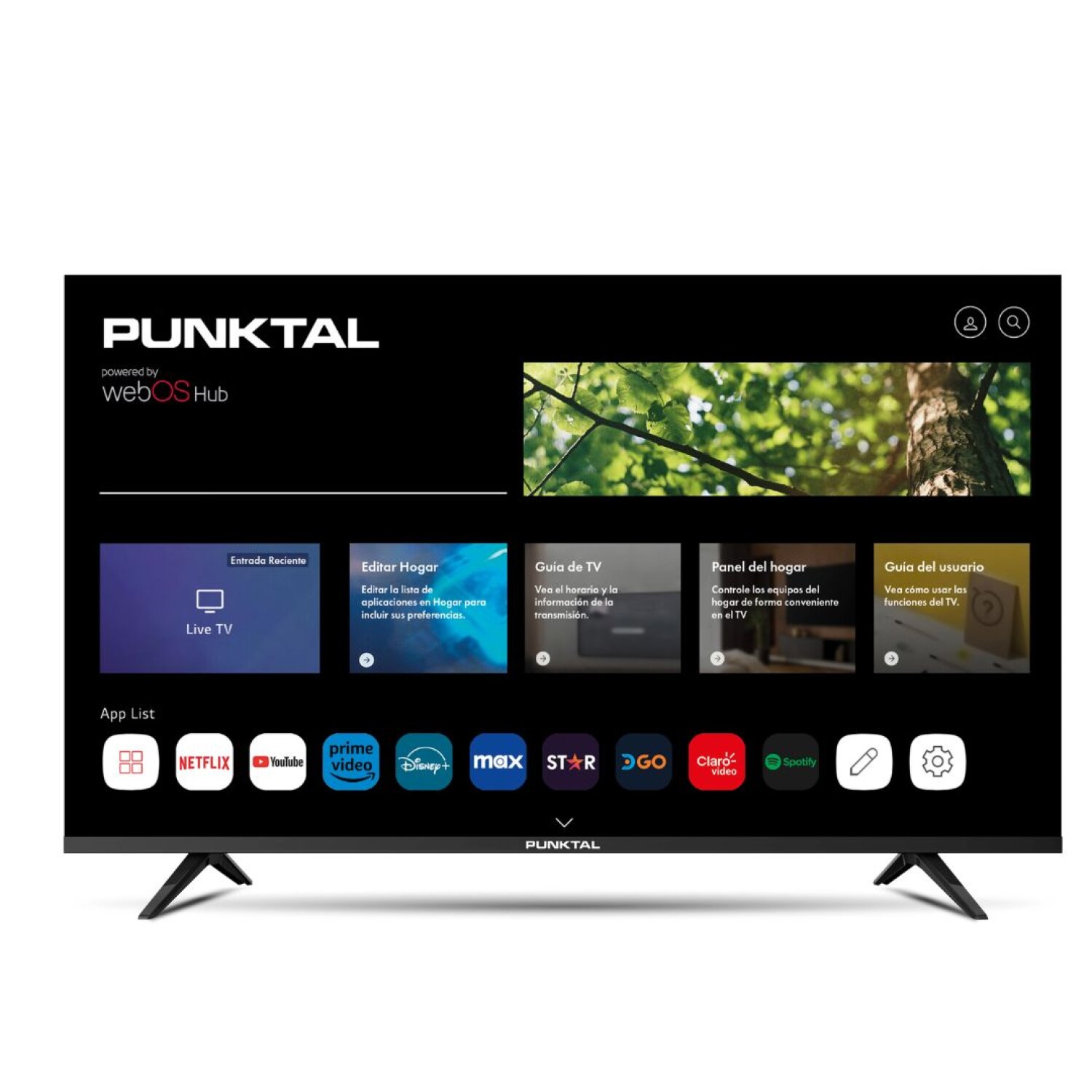 Led Smart 4k Punktal Frameless 55" PK-55 W4K — Brillante