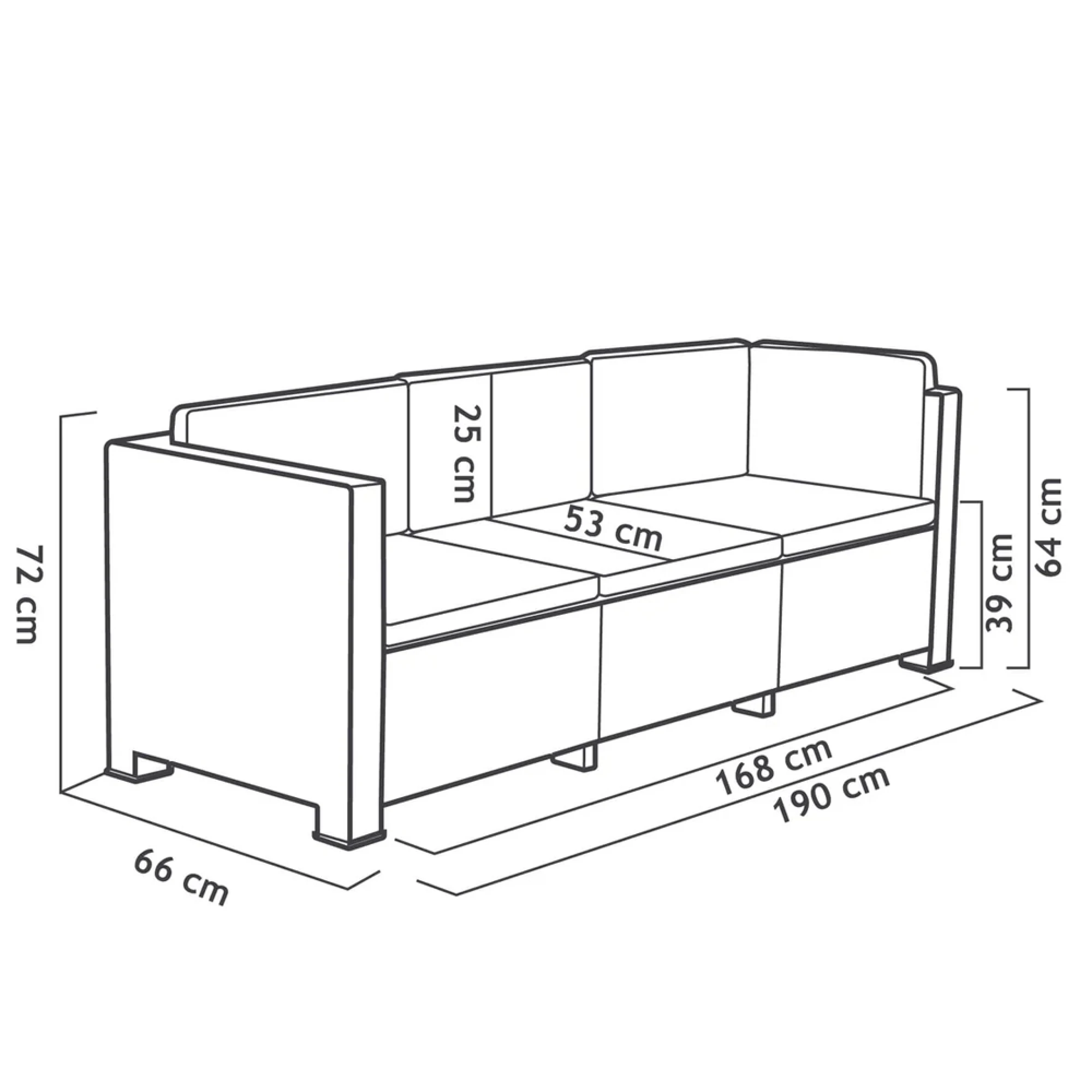 Juego De Jardín Modelo Grecia 5 Piezas — Castro