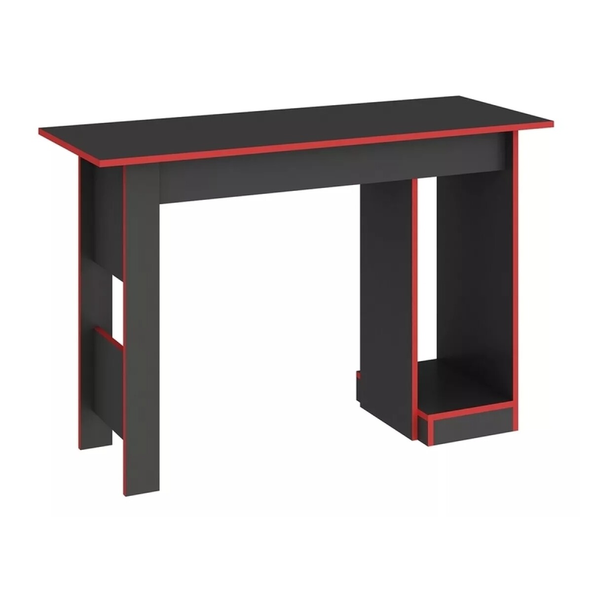 Escritorio Gamer MC08-GF/VM Grafito/Rojo – Mesa para PC Torre y Setup ...