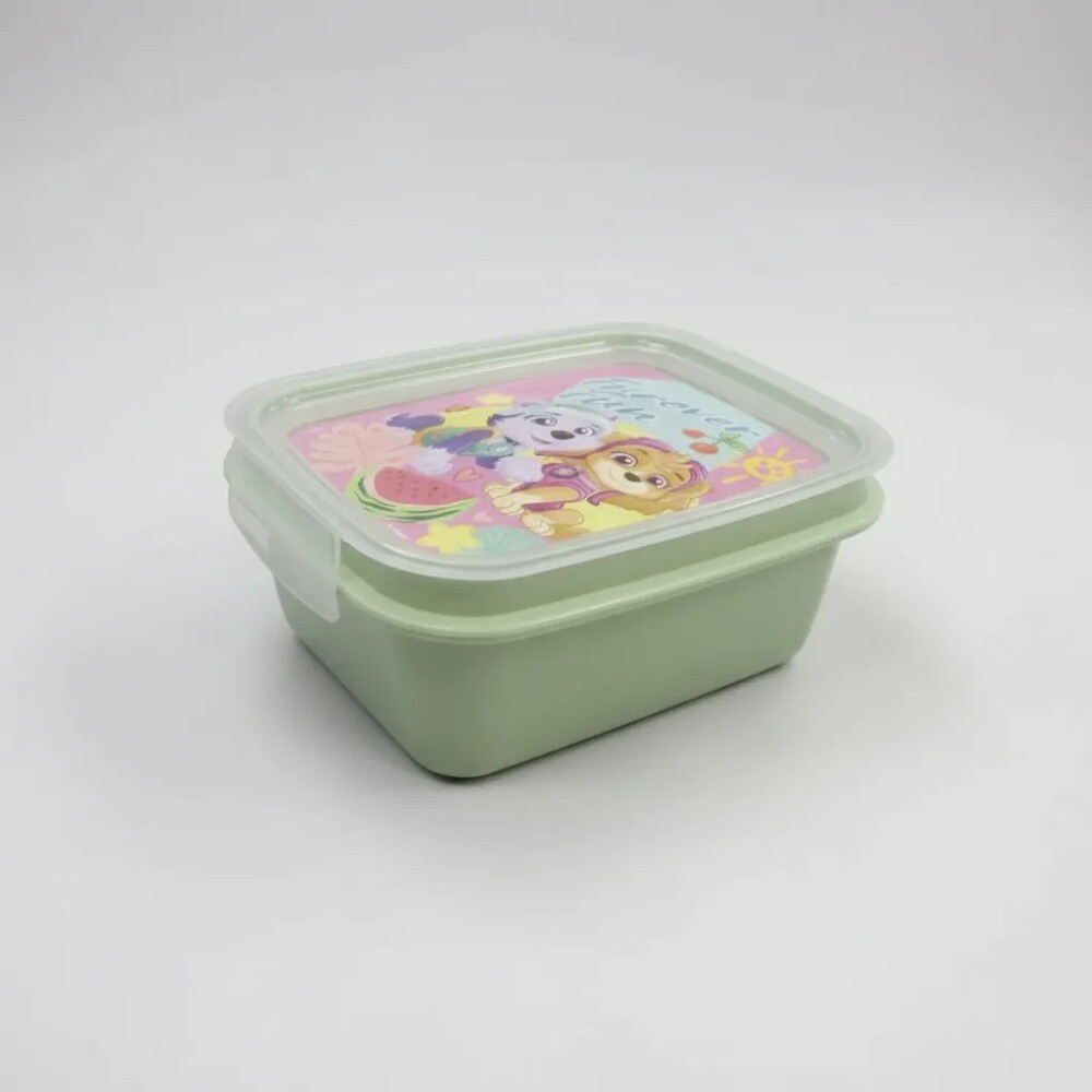 Tupper con reparticion tipo vianda PAW PATROL - verde — MVD Kids