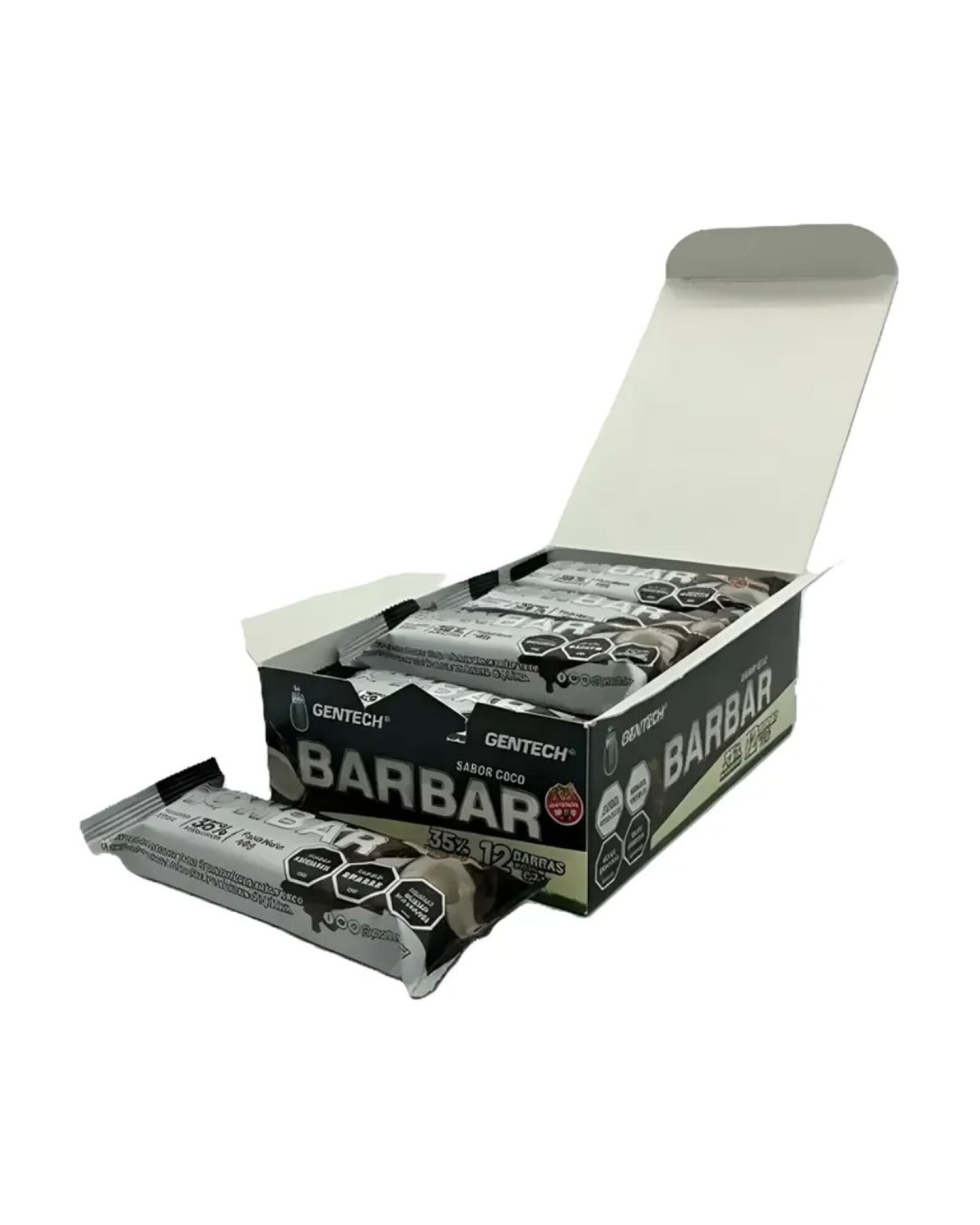 Barra Proteica Sin TACC Iron Bar Gentech - Coco — Wikimúsculos