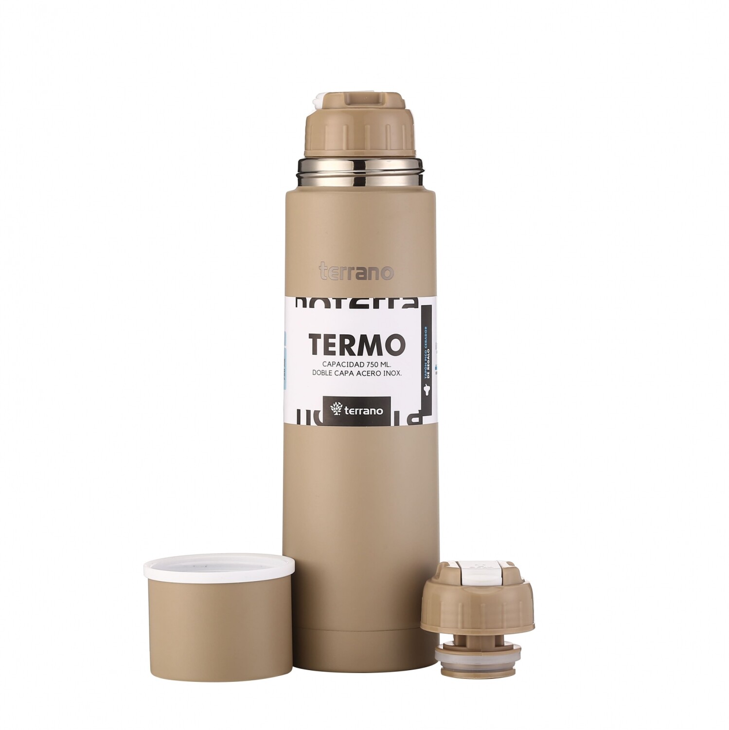 Termo Bala 750ML. - Arena — Terrano