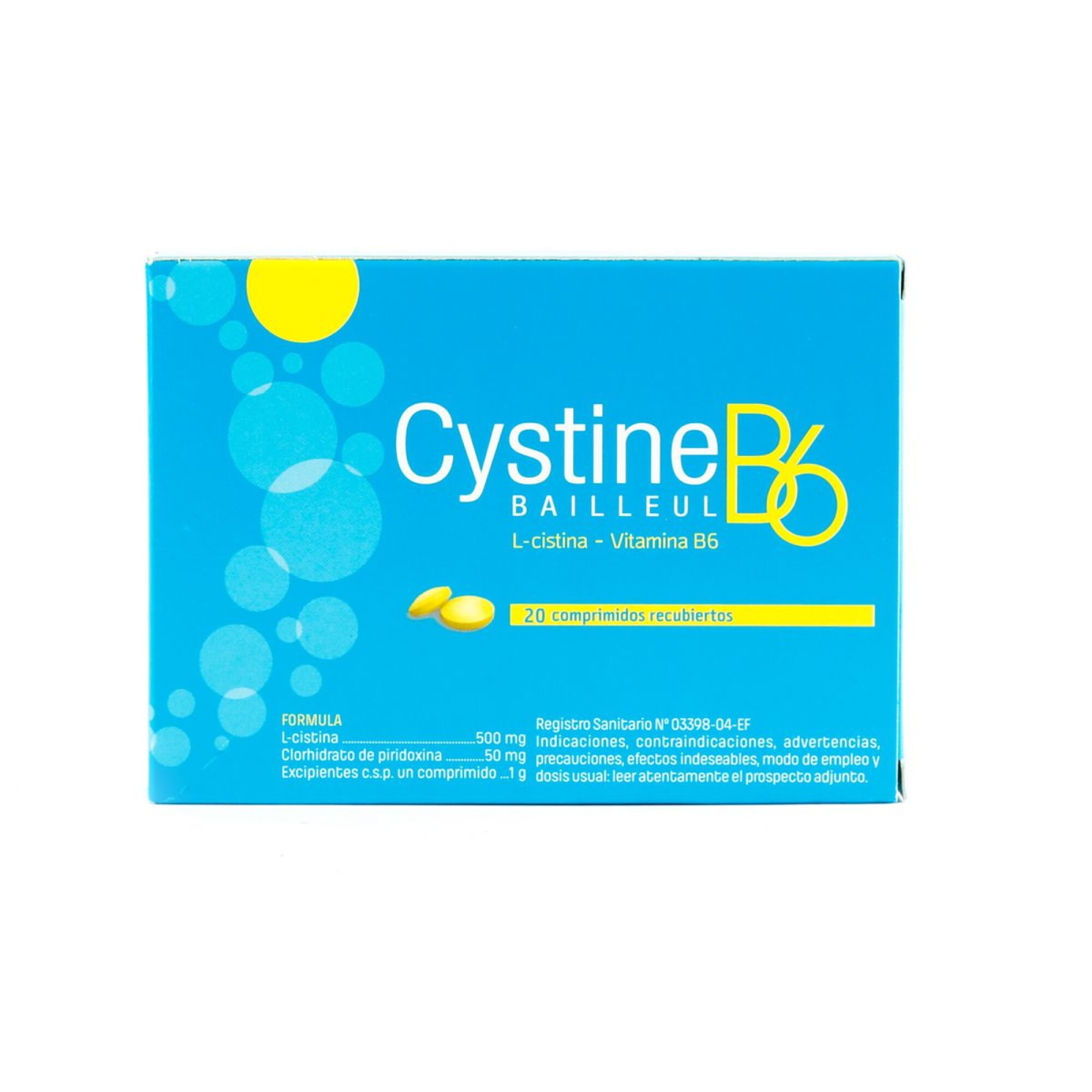 CYSTINE B6 CJ X 20 COMP. — Farmacenter