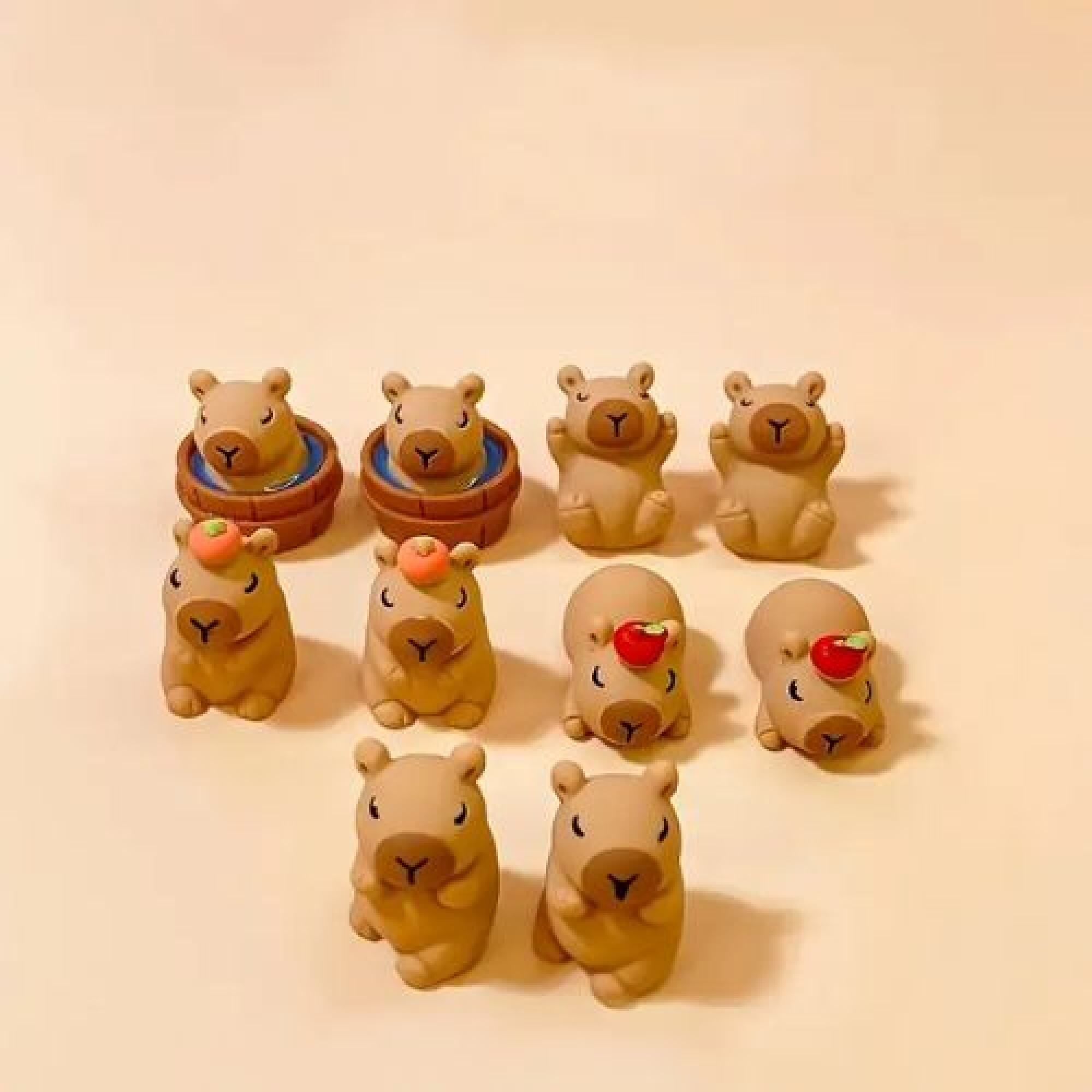 Muñequitos coleccionables de Capybara - Muñequitos Coleccionables De ...