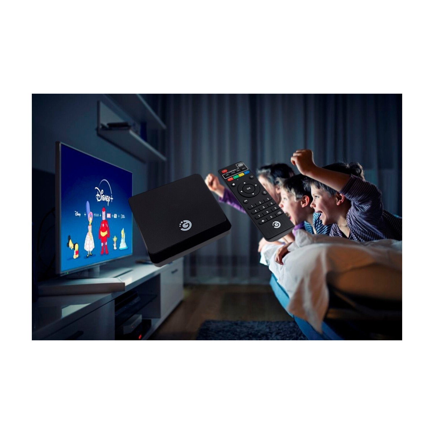 Tv Box Max Goldtech 32 4k Ultra Hd Hdmi Usb Disney Hbo — Atrix