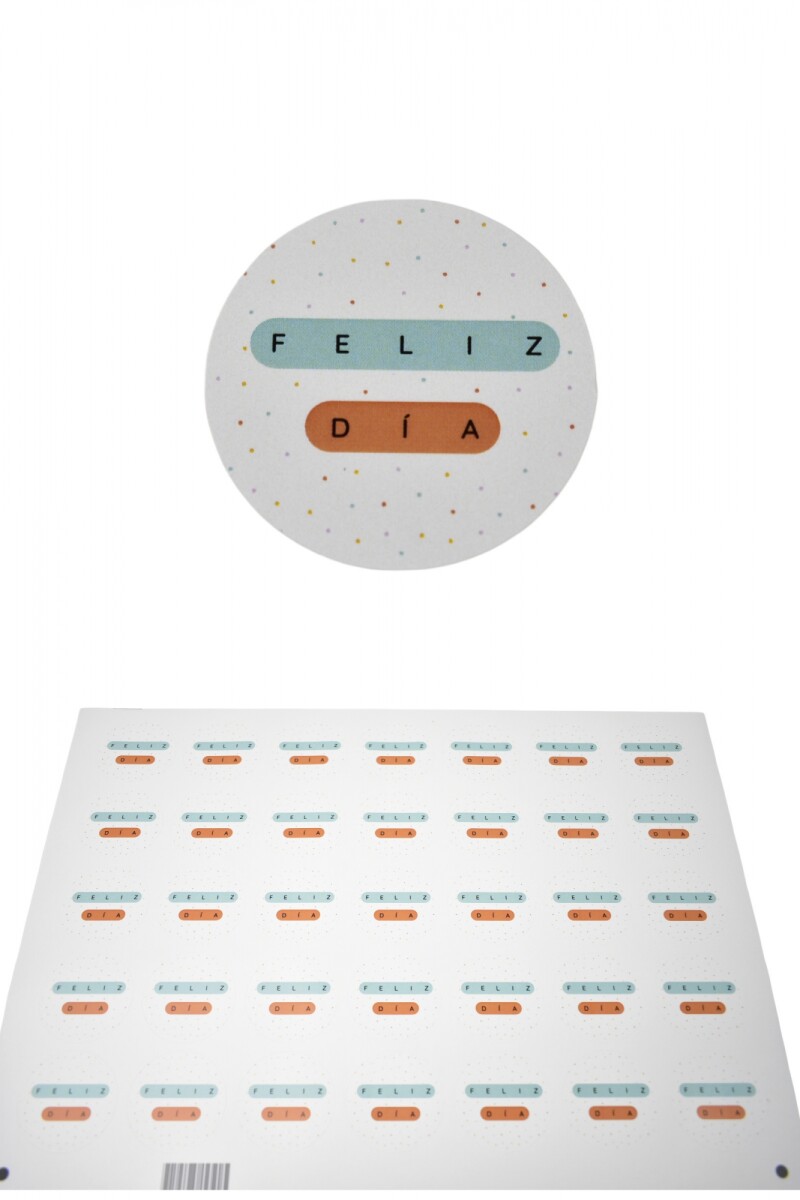 Stickers feliz dia plancha - DISEÑO 15 — PaperPack