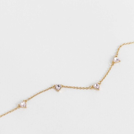 Collar Corto Con Strass - Dorado — Tienda Soy Santander