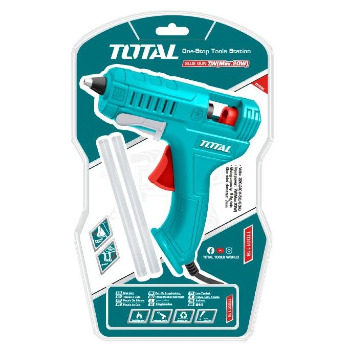 Pistola Para Silicona Eléctrica 100w — Herramientas Total