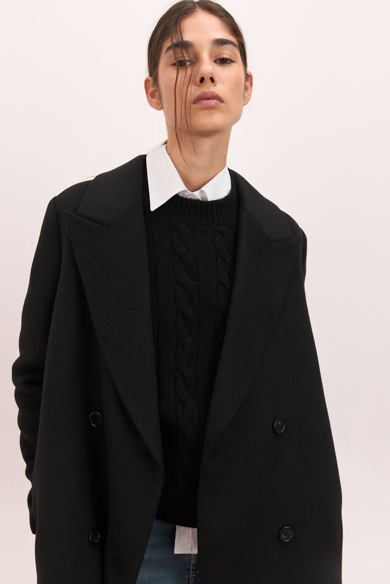 Tapado Lana Margot - Negro — Prüne