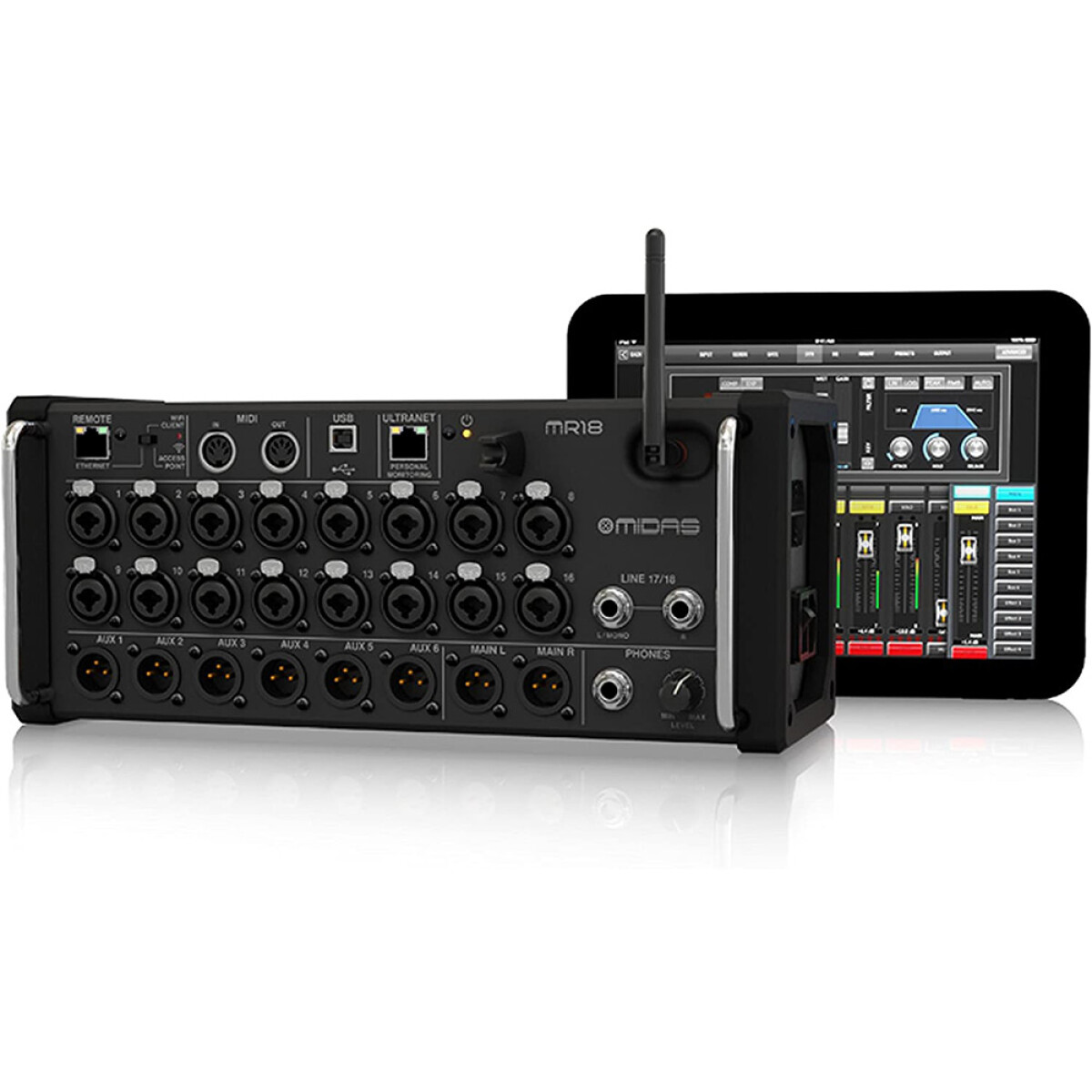 Consola Digital Midas Mr18 — Palacio de la Música