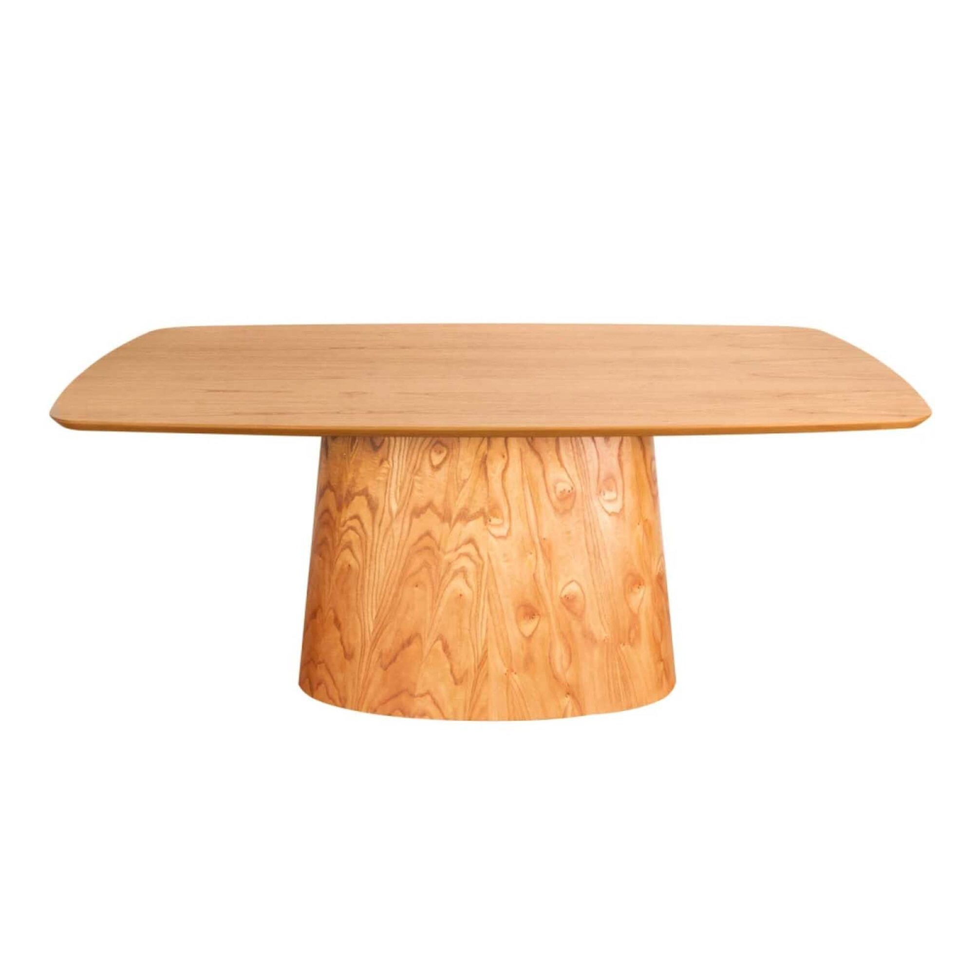 Mesa De Comedor Mdf-y-madera Marron Alice New — Divino