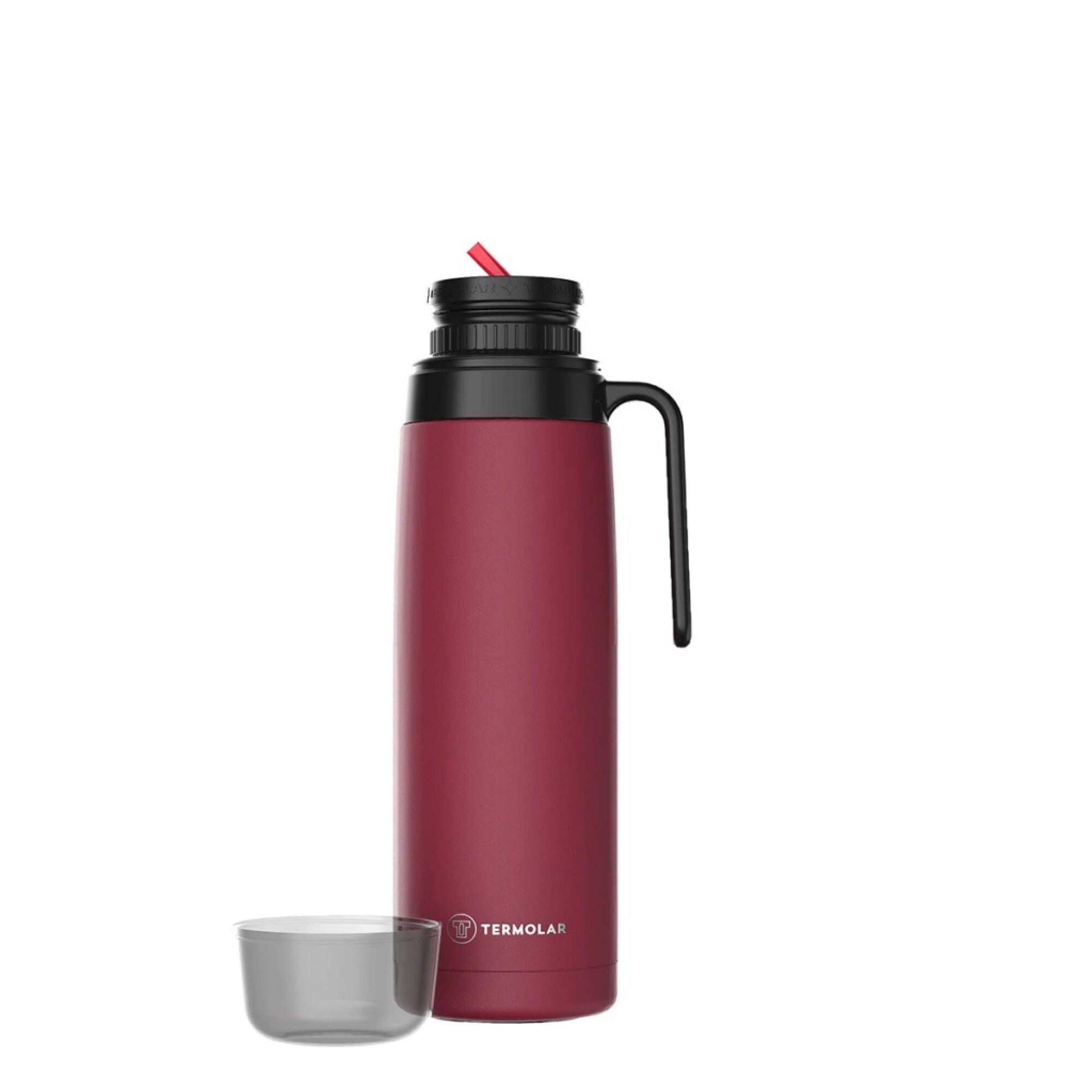 TERMOLAR TERMO INOX - ROJO — Mate Charrúa