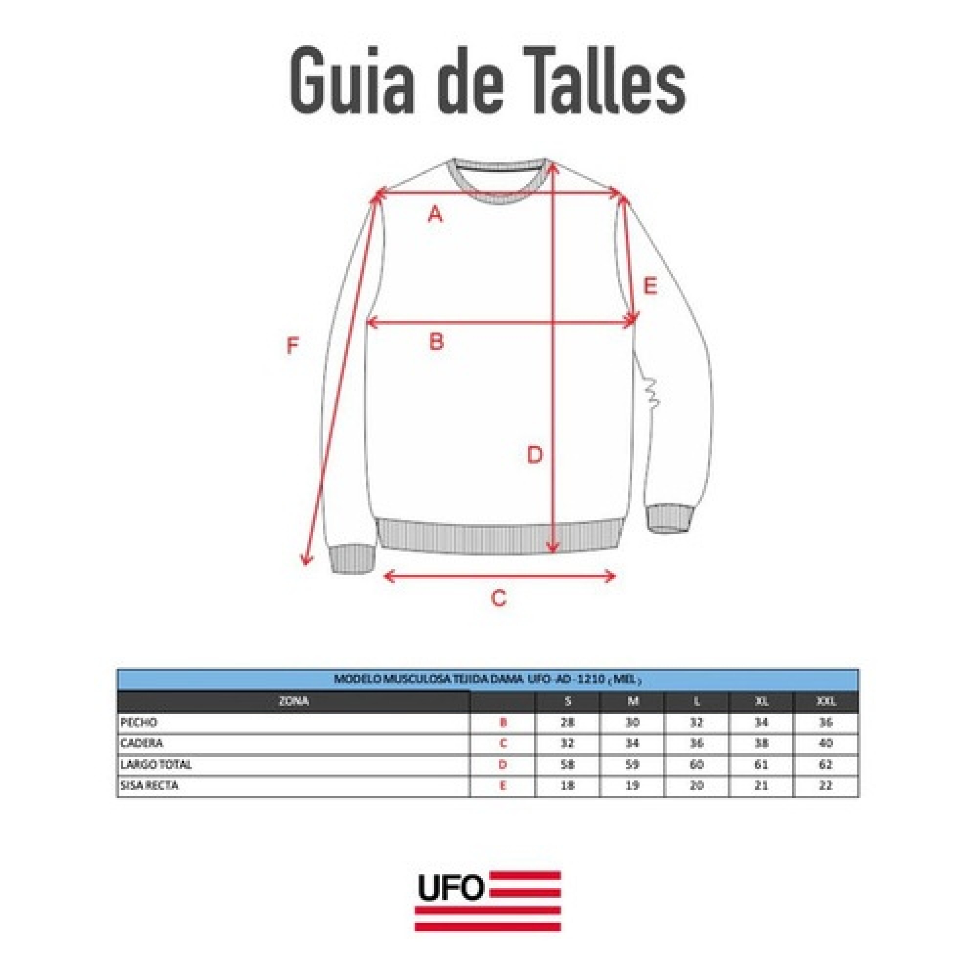 Musculosa tejida UFO Mel Celeste - Azul claro — Electroventas