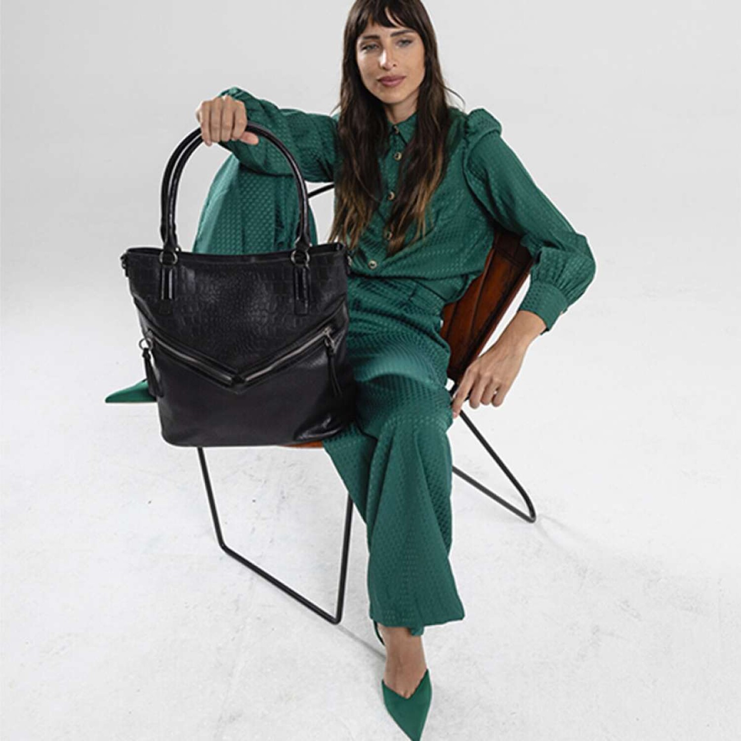 Cartera Huelva - Negro — Tienda Soy Santander