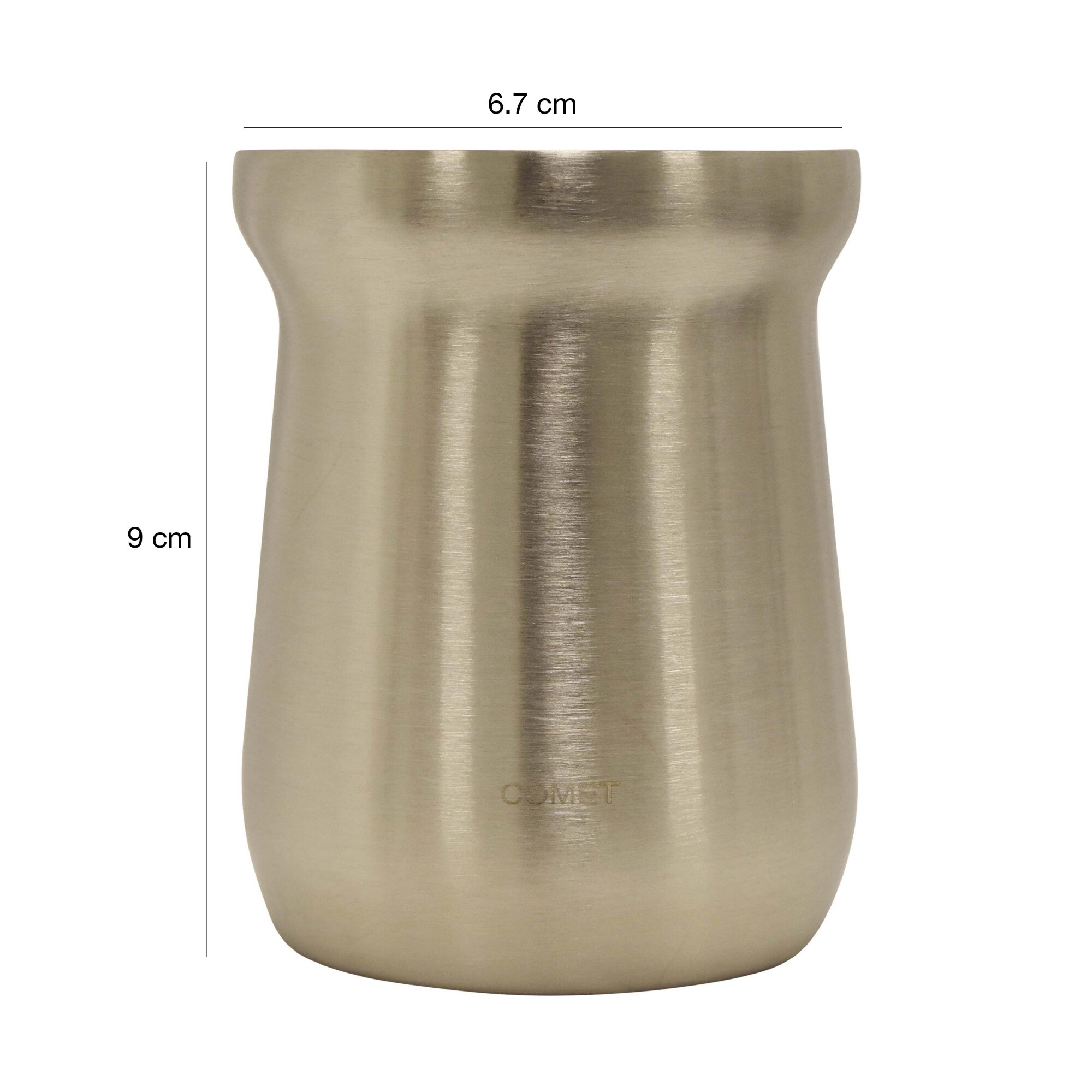 Mate Chico con Doble Pared en Acero Inoxidable 160Ml Comet - Acero — HTS