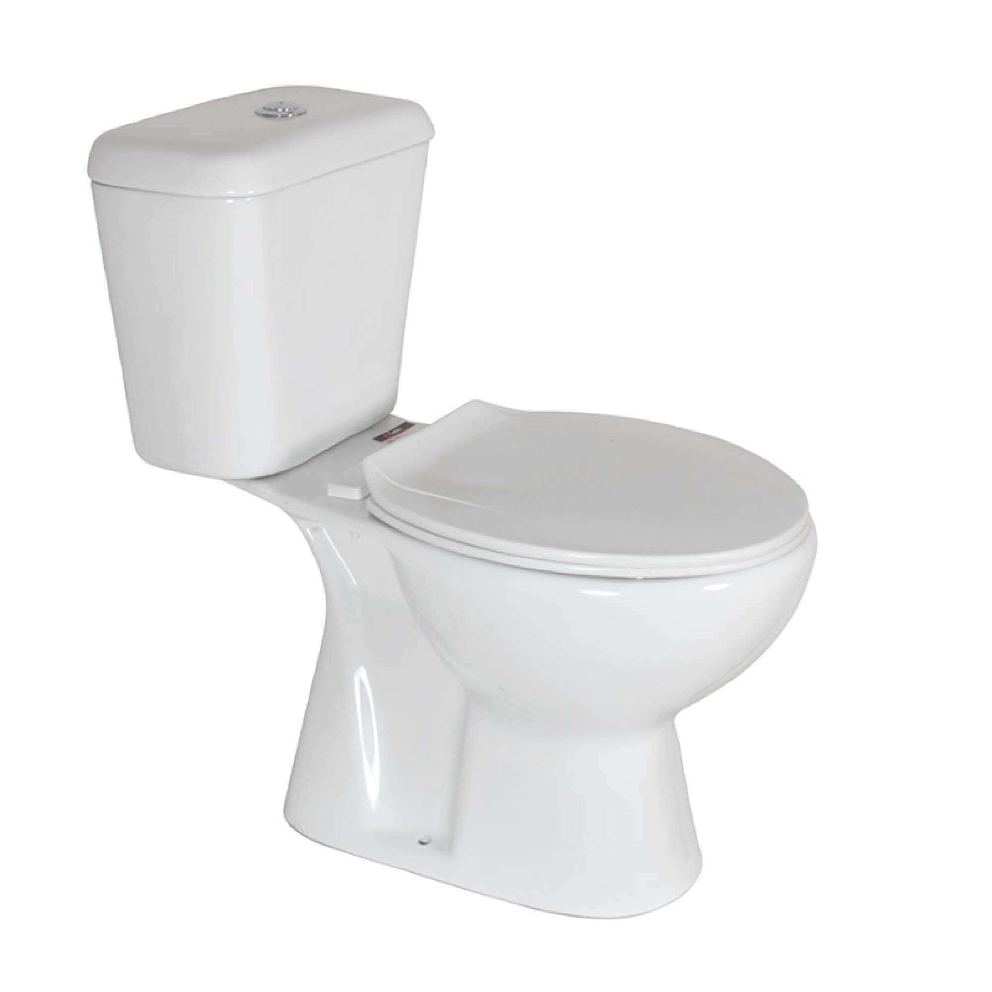 Juego De Inodoro Con Mochila Y Tapa / Modelo Klein Blanco — Castro